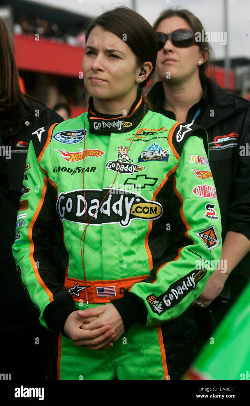 Feb 20, 2010 - Fontana, California, USA - DANICA PATRICK in the pit ...