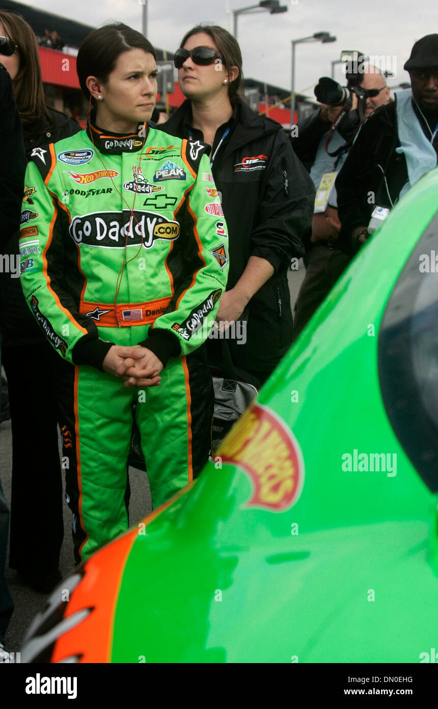 Feb 20, 2010 - Fontana, California, USA - DANICA PATRICK in the pit ...