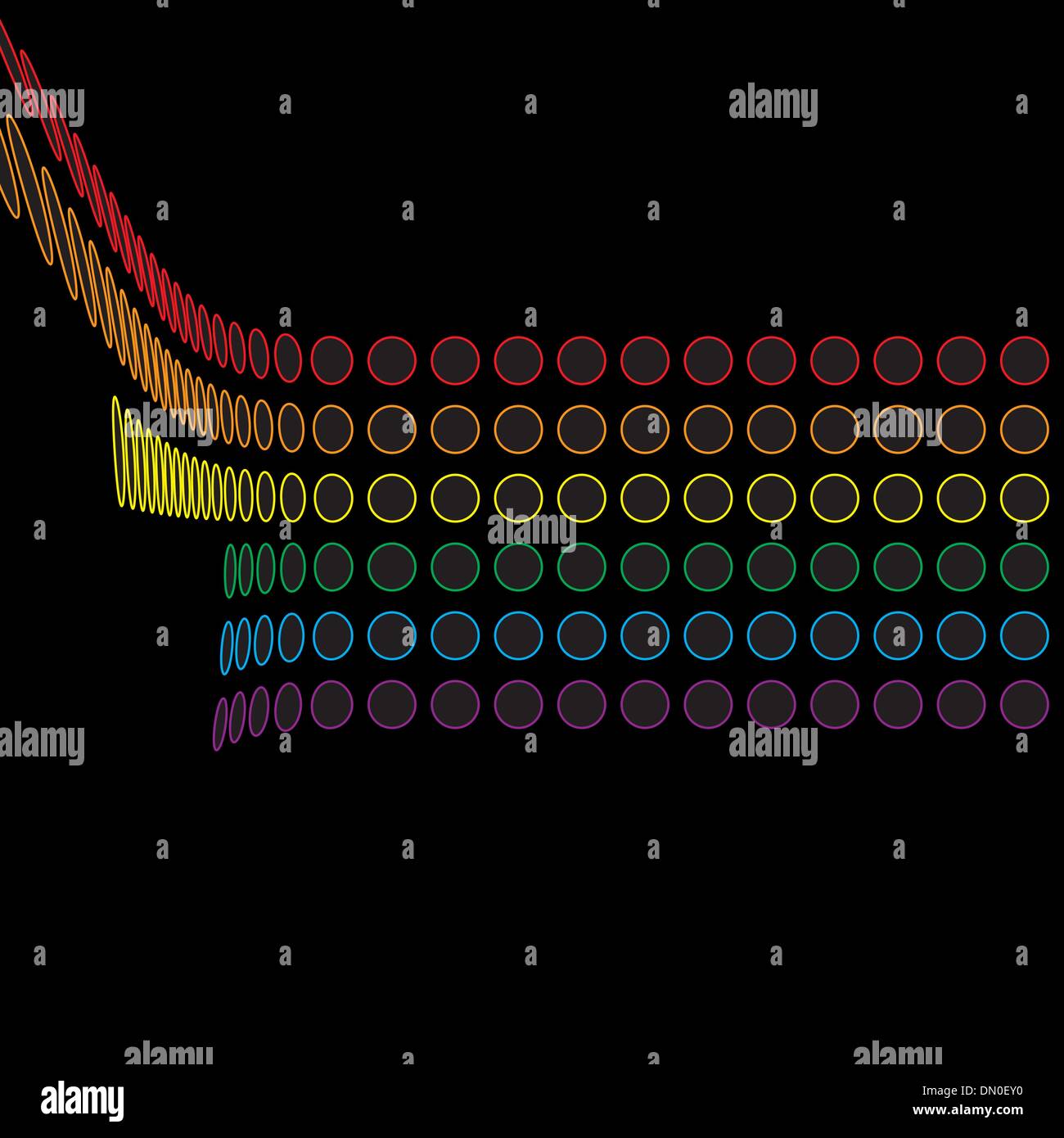 Rainbow Circles Layout Stock Vector Image & Art - Alamy