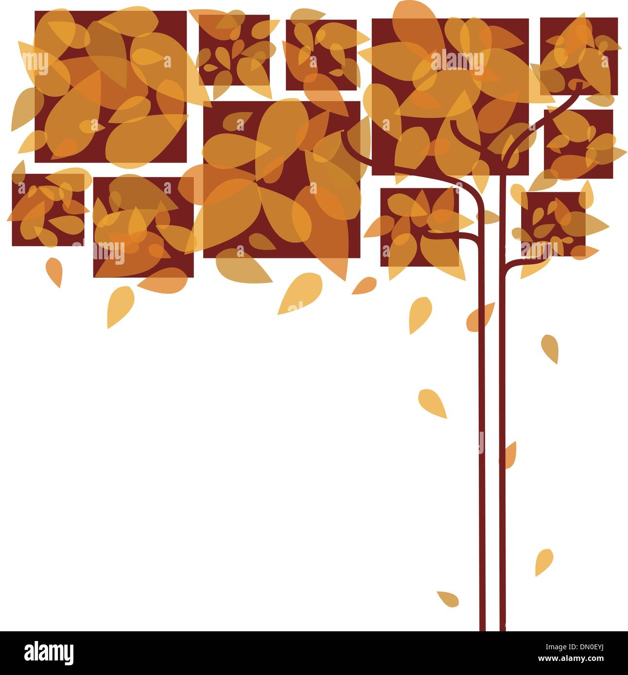 Abstract autumn leaves background Stock Vector Image & Art - Alamy