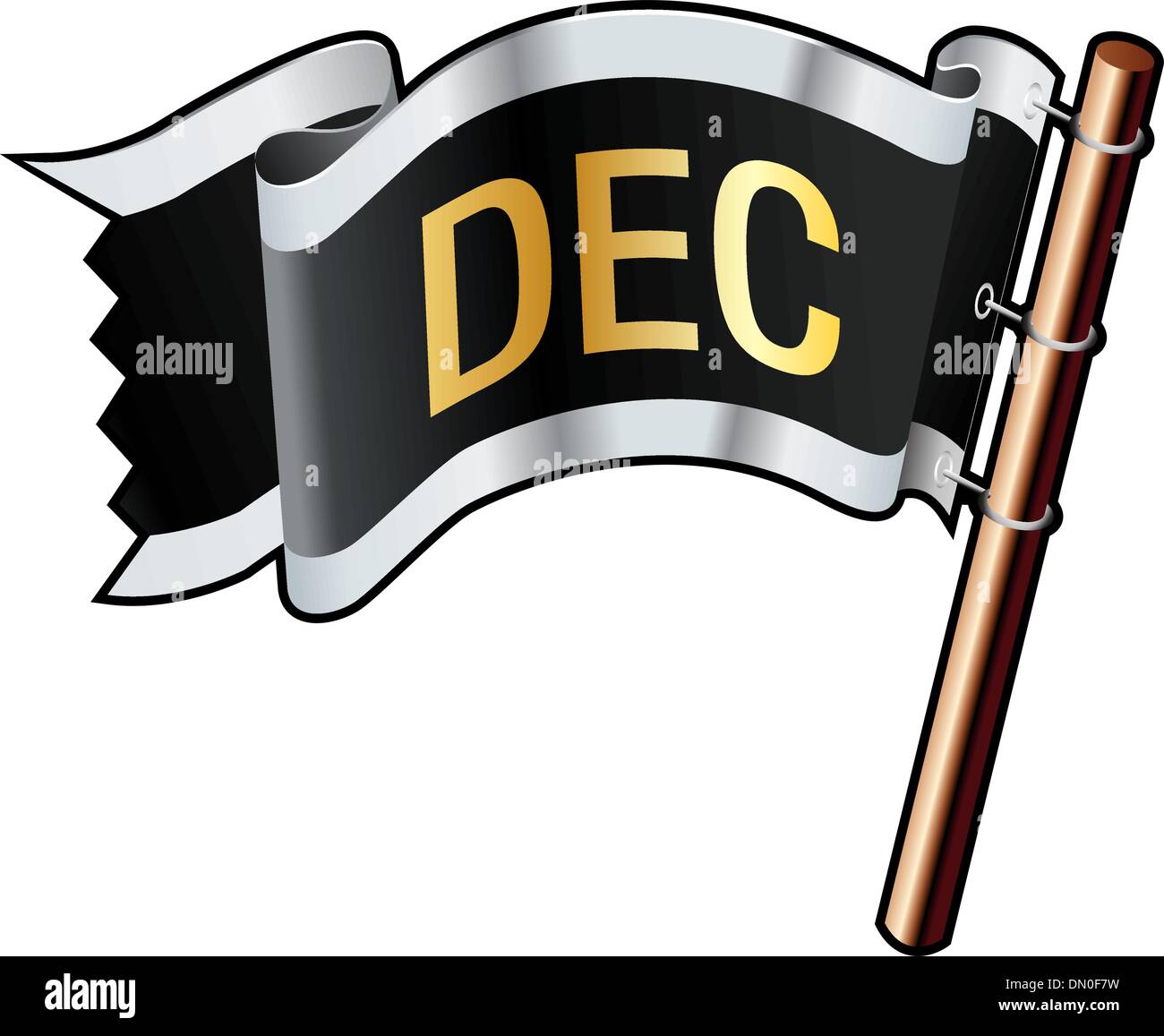 December pirate flag Stock Vector Image & Art - Alamy