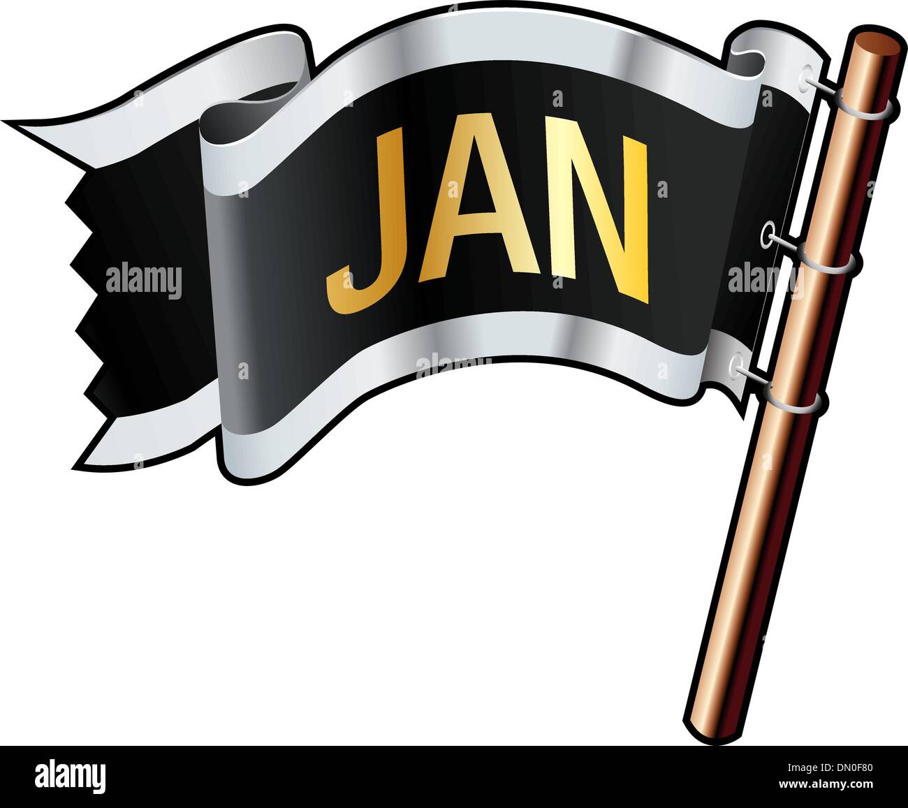 Jan month Stock Vector Images - Alamy