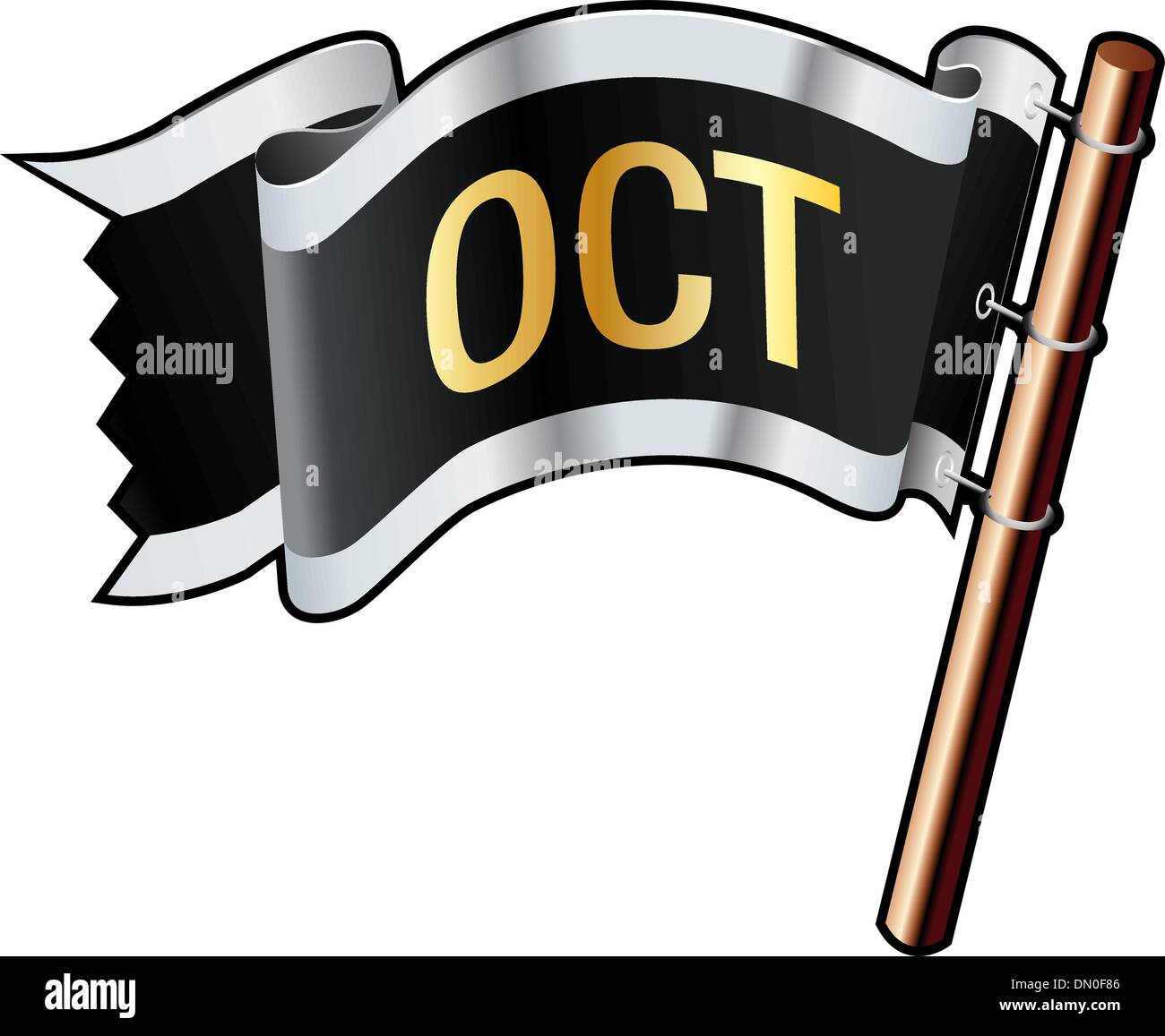 Month of october Stock Vector Images - Alamy
