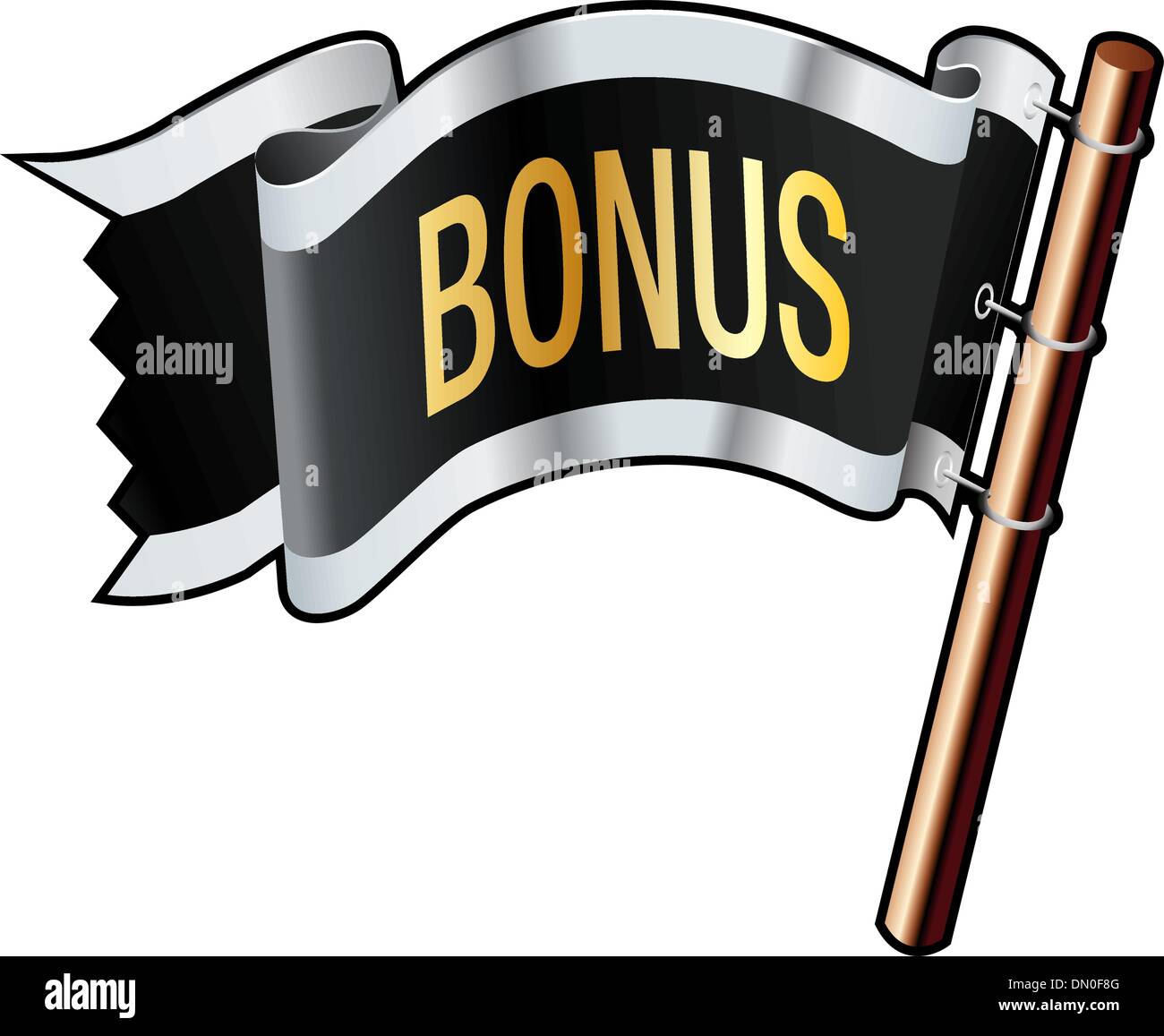 Bonus pirate flag Stock Vector Image & Art - Alamy