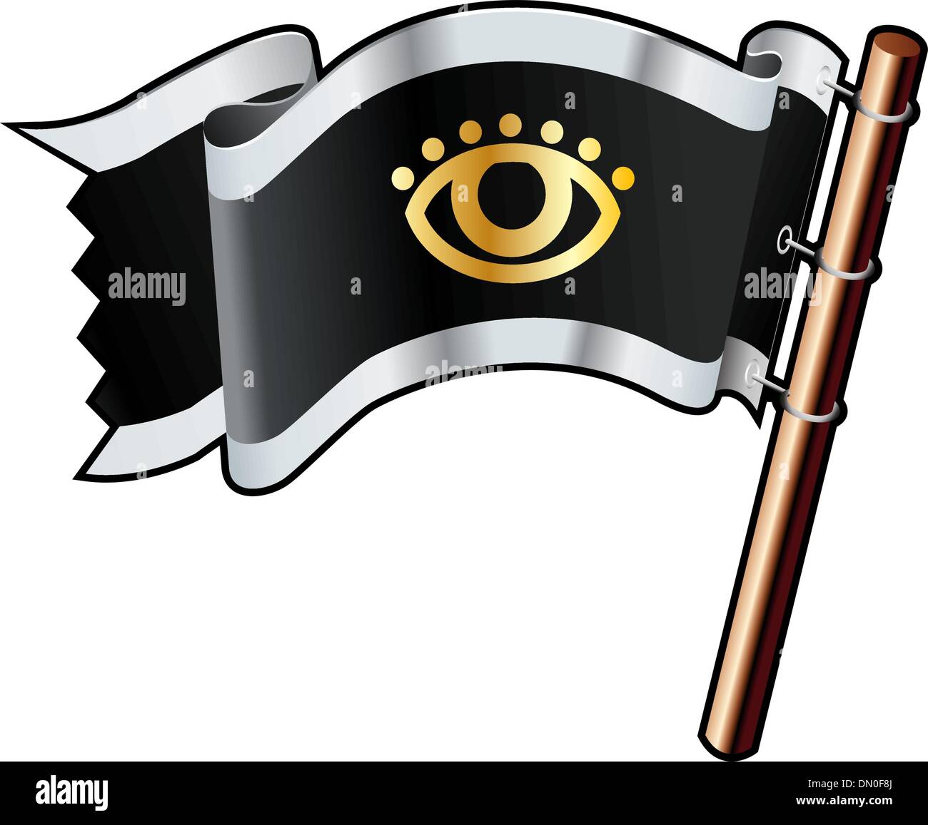 Eye pirate flag Stock Vector Image & Art - Alamy