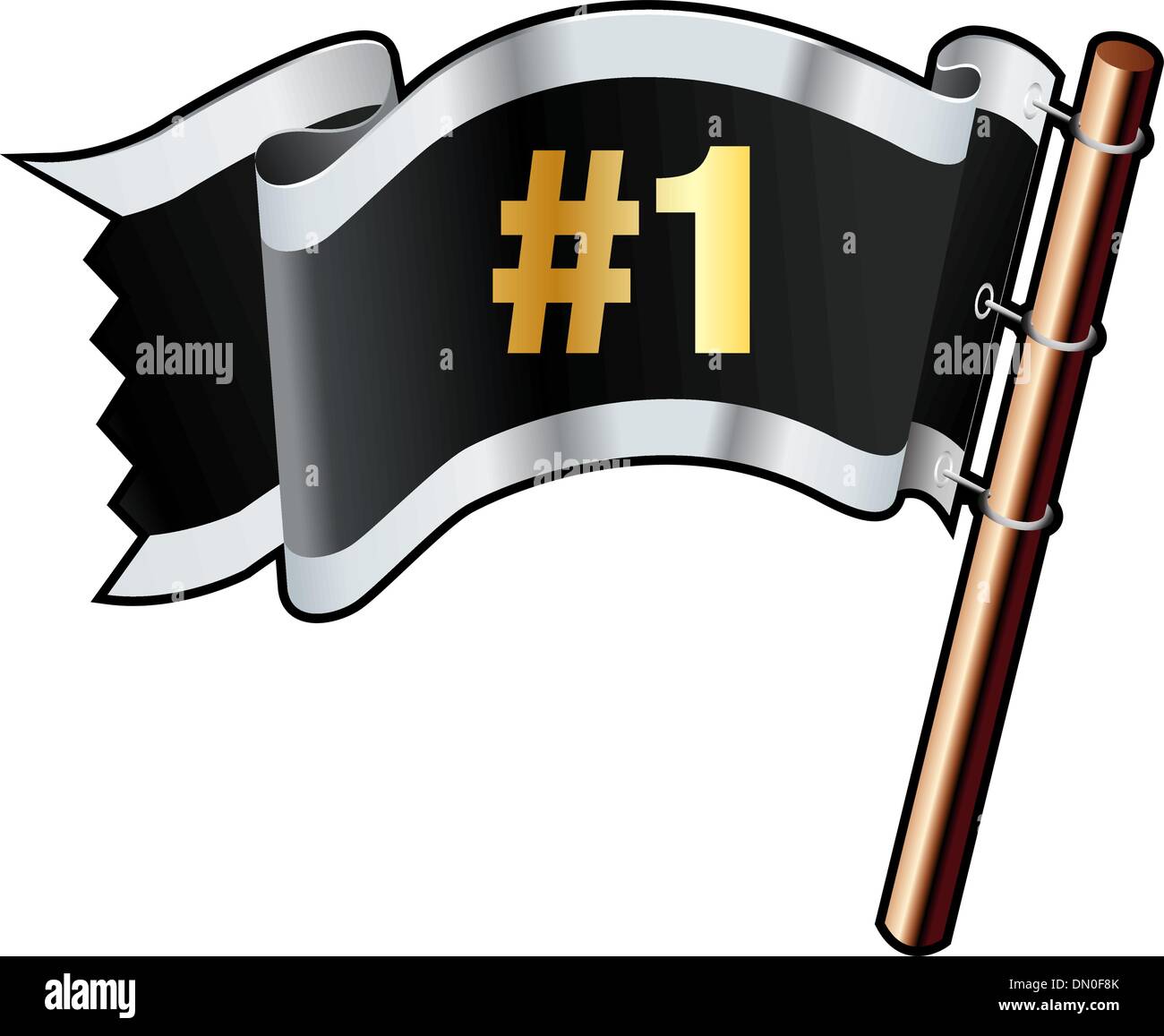 #1 pirate flag Stock Vector Image & Art - Alamy