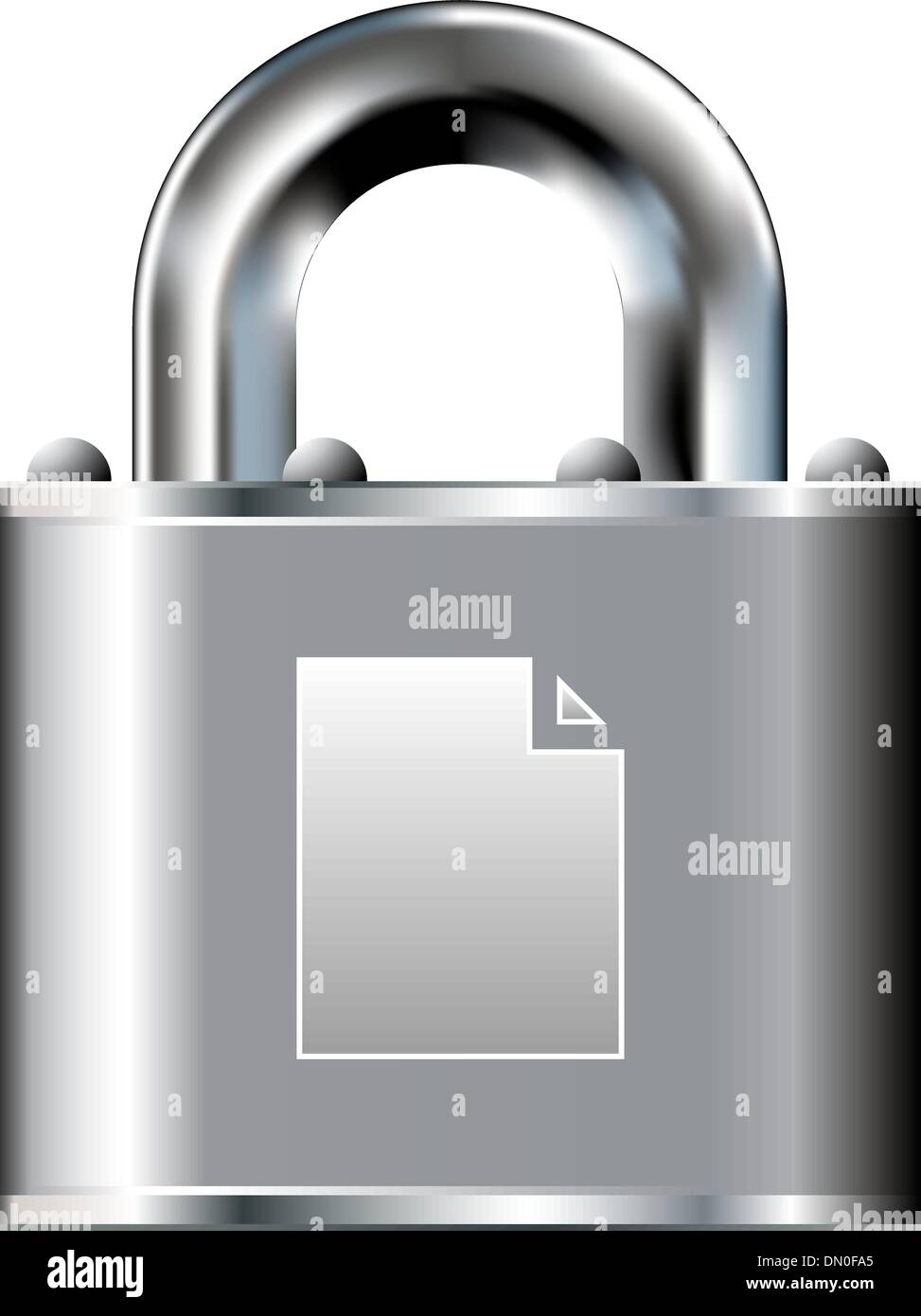 Secure document icon Stock Vector Image & Art - Alamy