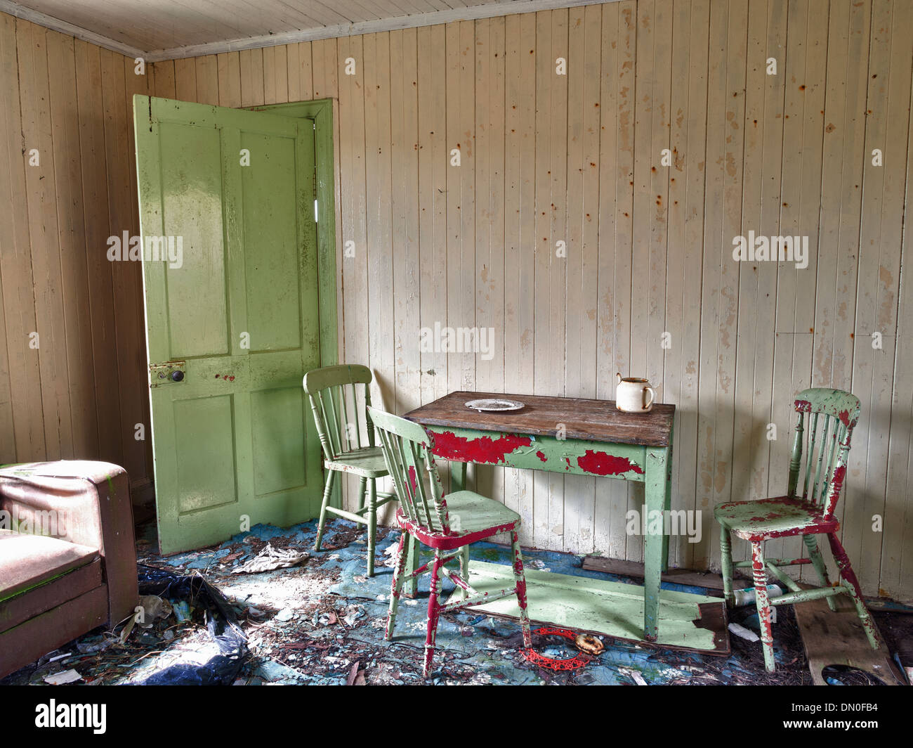 Interior of Abandoned Croft House, Isle of Lewis Stock Photo - Alamy