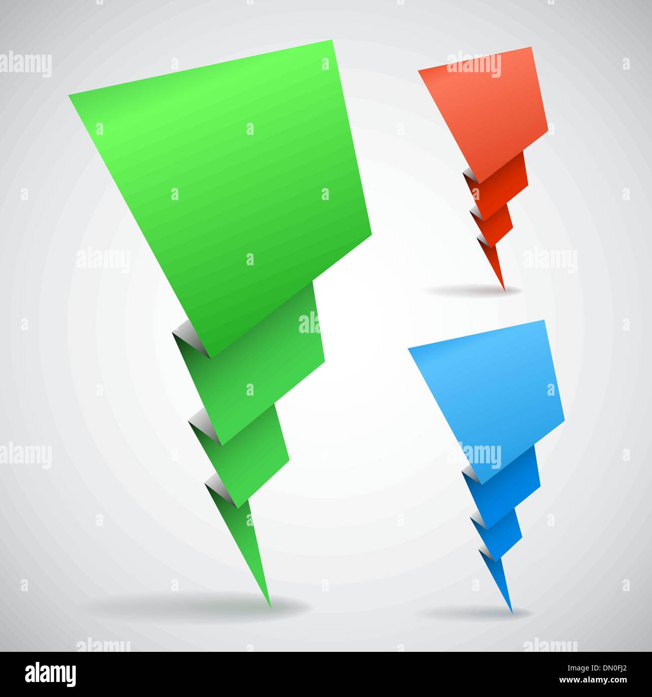 Speech bubbles paper Stock Vector Images - Alamy