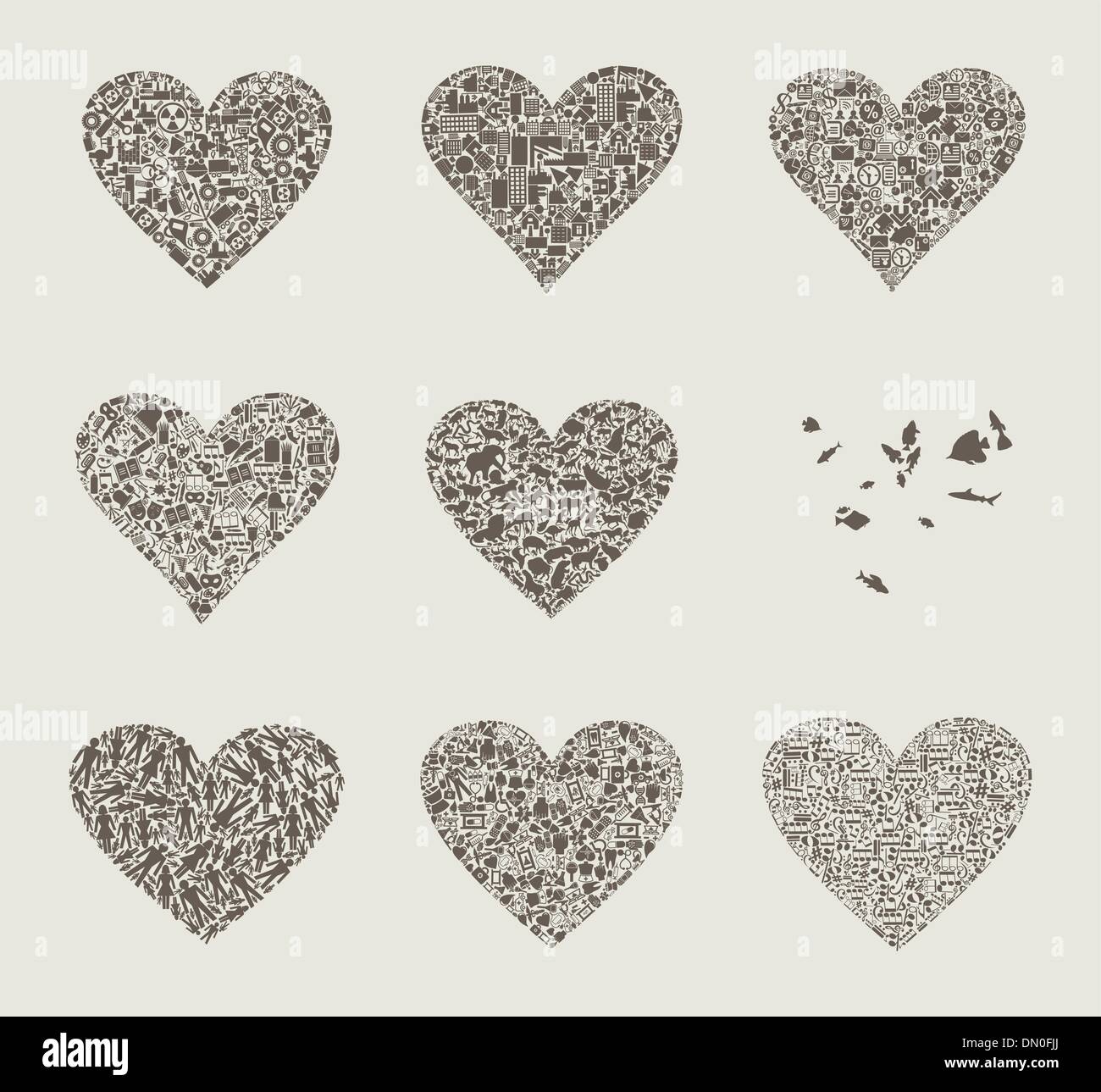 Heart design an element Stock Vector Image & Art - Alamy