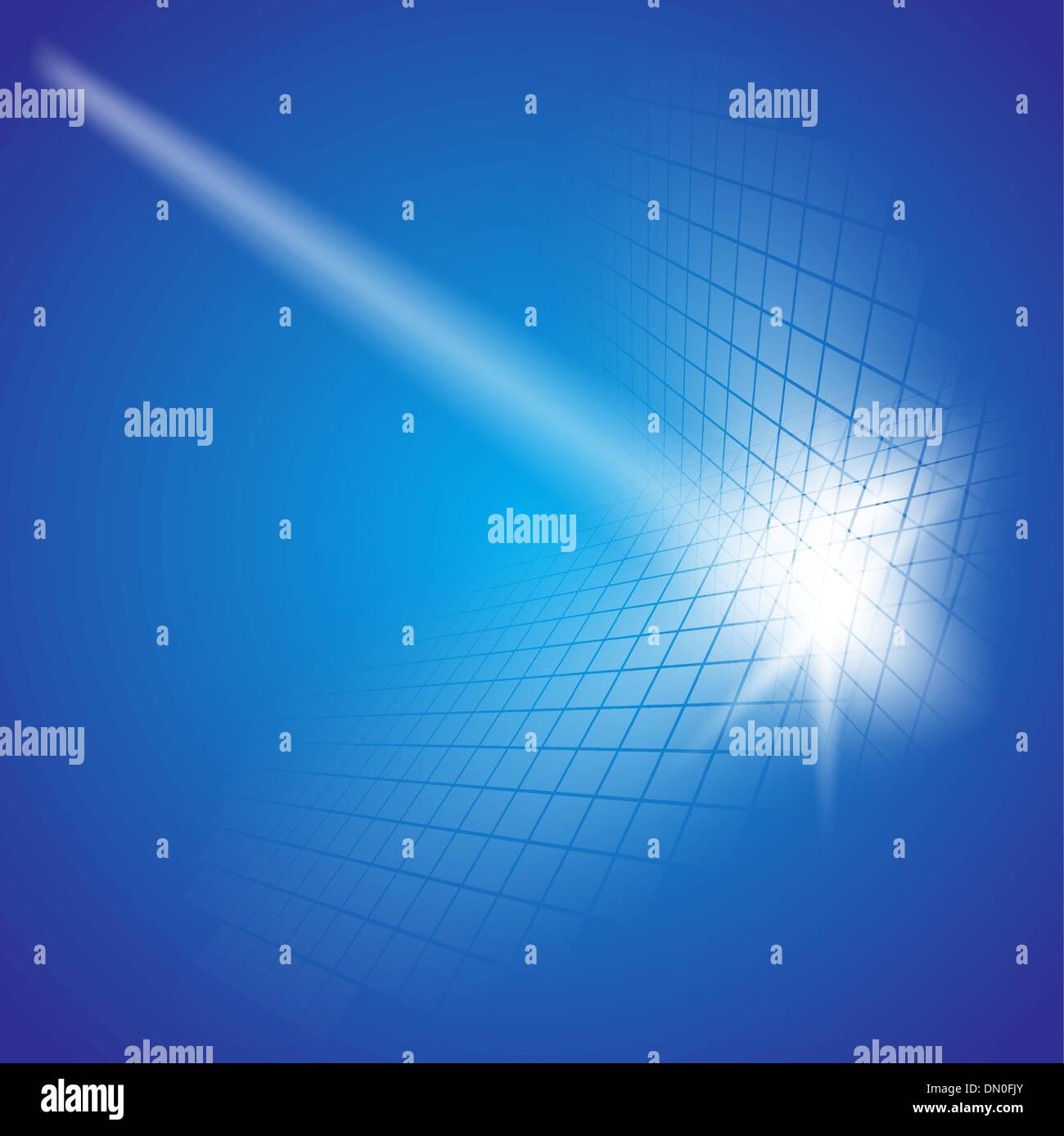 Blue background light effect hi-res stock photography and images - Alamy