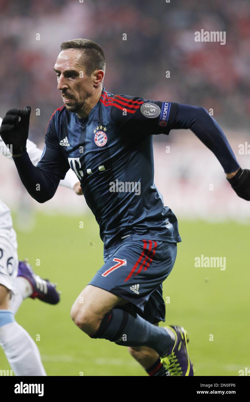 Munich, Germany. 10th Dec, 2013. Franck Ribery (Bayern) Football ...