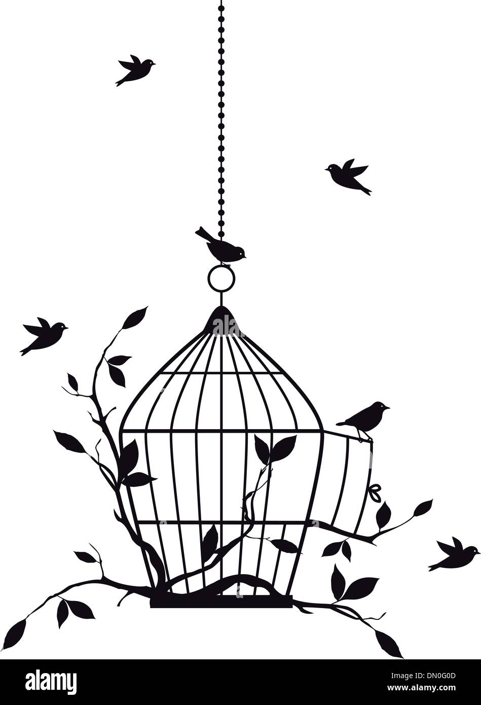 free birds, vector Stock Vector Image & Art - Alamy