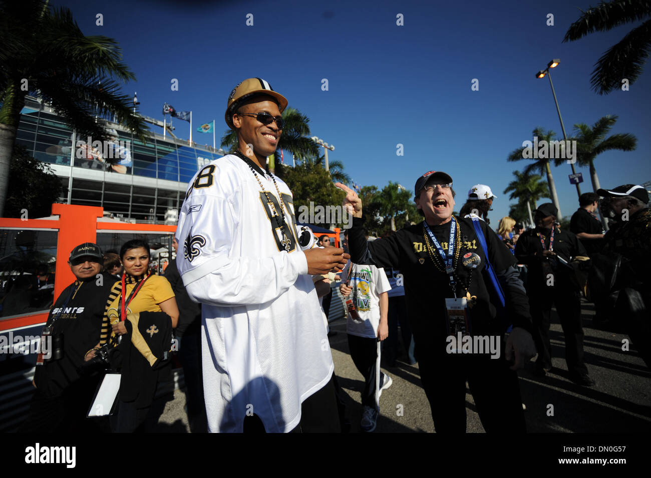 Feb 07, 2010 - Miami Gardens, Florida, USA - Former Miami Heat start PJ ...