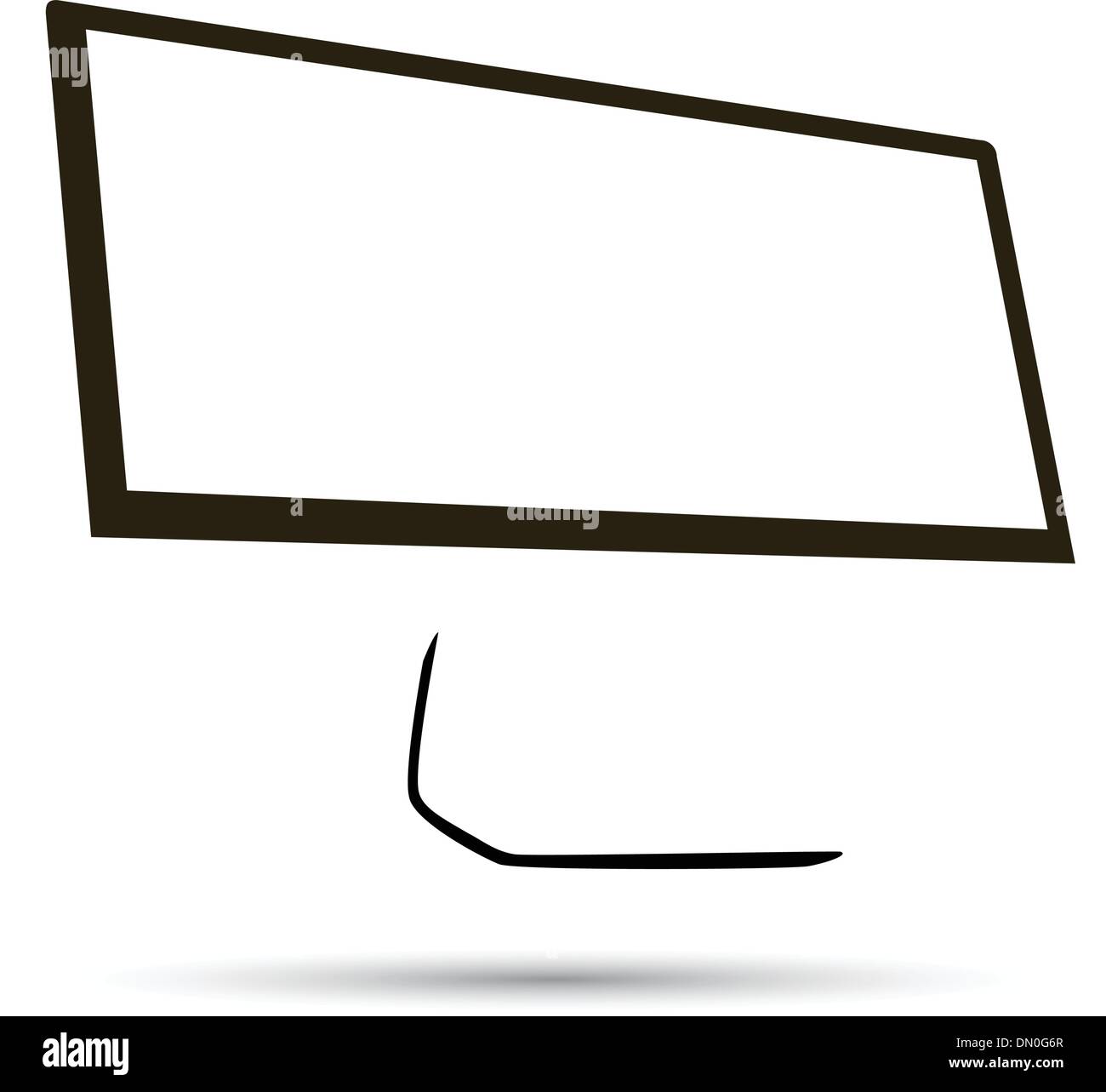 widescreen tv television Stock Vector Image & Art - Alamy