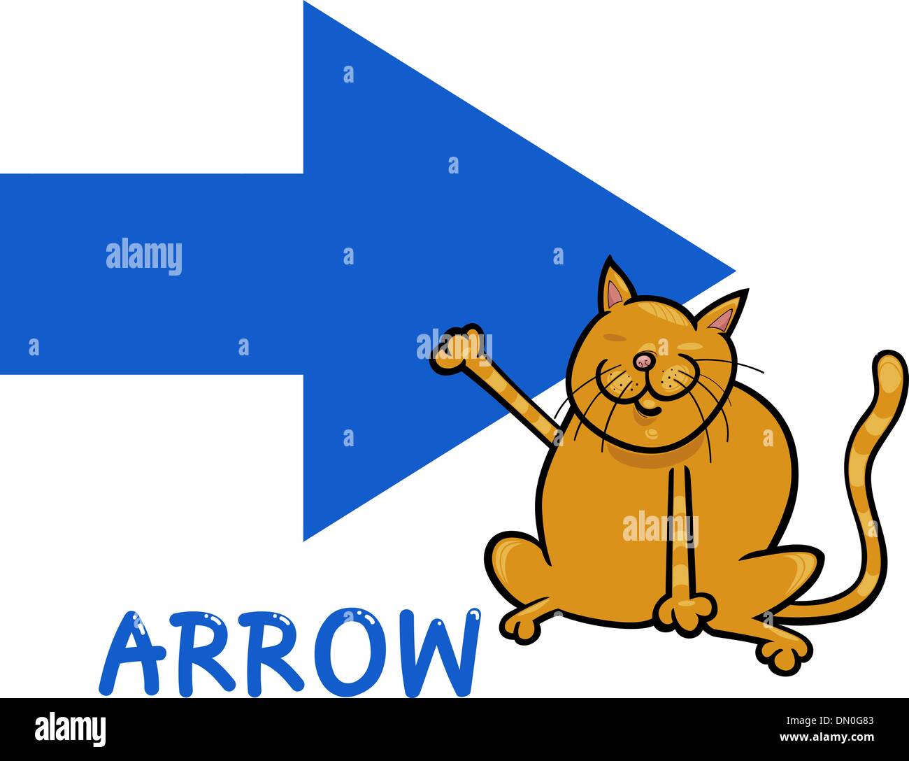 Arrow shape for kids Stock Vector Images - Alamy