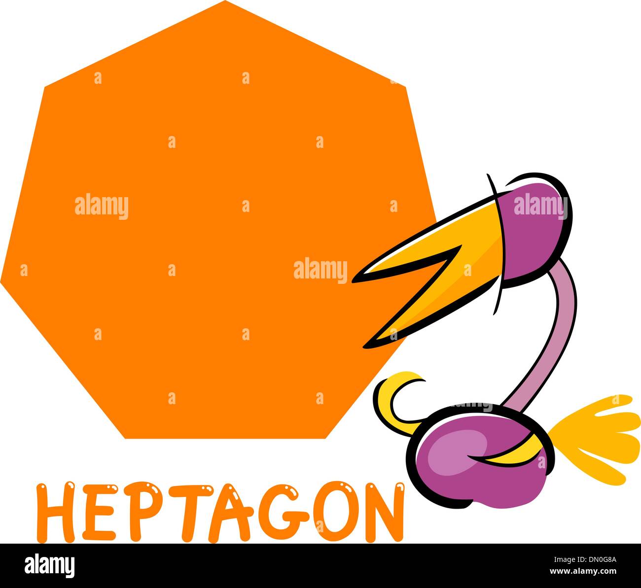Heptagon symbol hi-res stock photography and images - Alamy