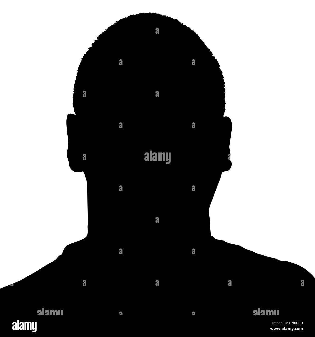 Man silhouette head hi-res stock photography and images - Alamy