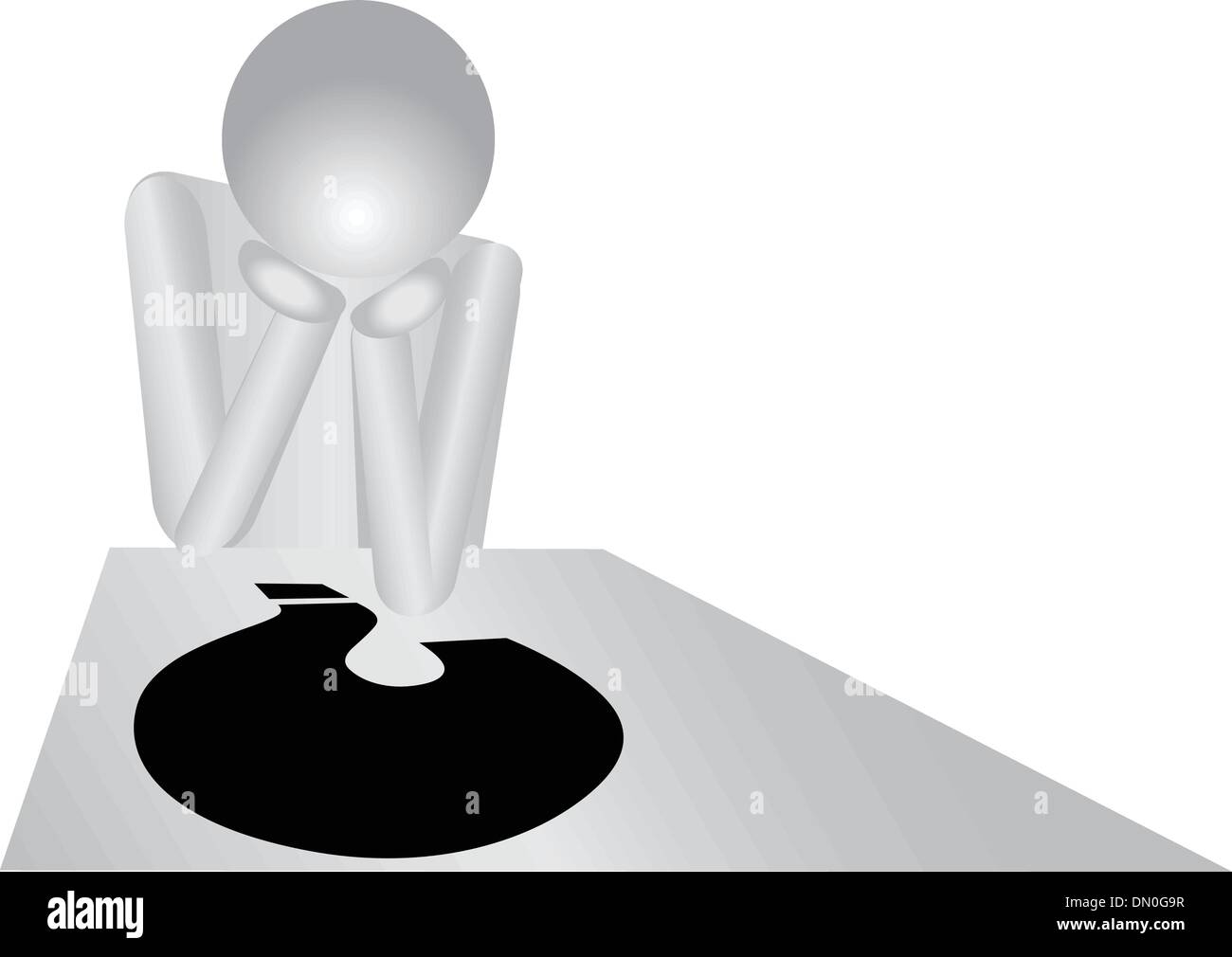 Reflections on the question Stock Vector Image & Art - Alamy