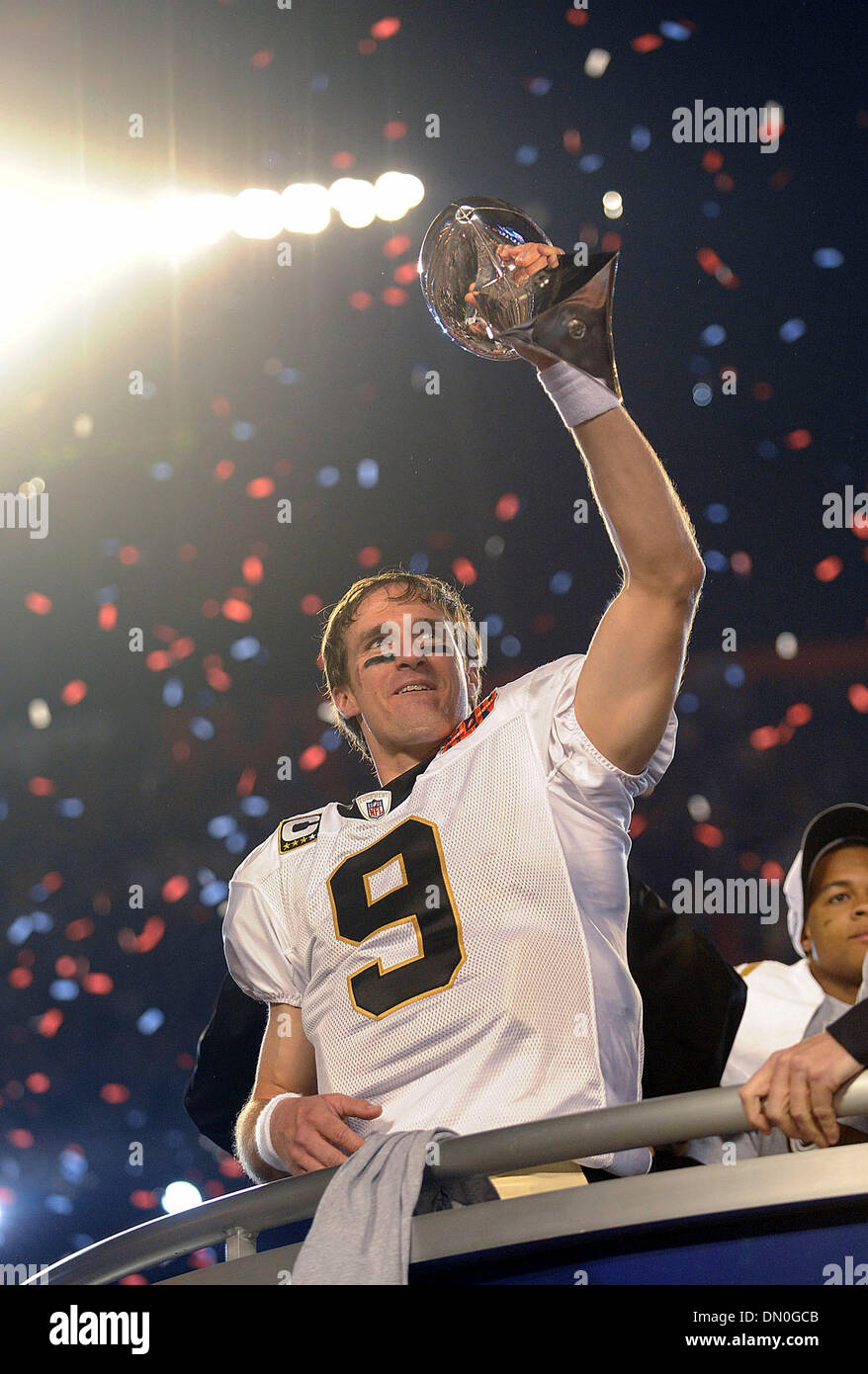 Feb. 07, 2010 - Miami Gardens, Florida, U.S. - New Orleans Saints ...