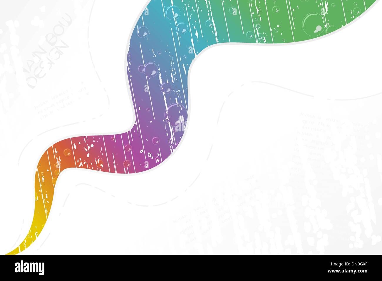 White wavy rainy rainbow background Stock Vector Image & Art - Alamy