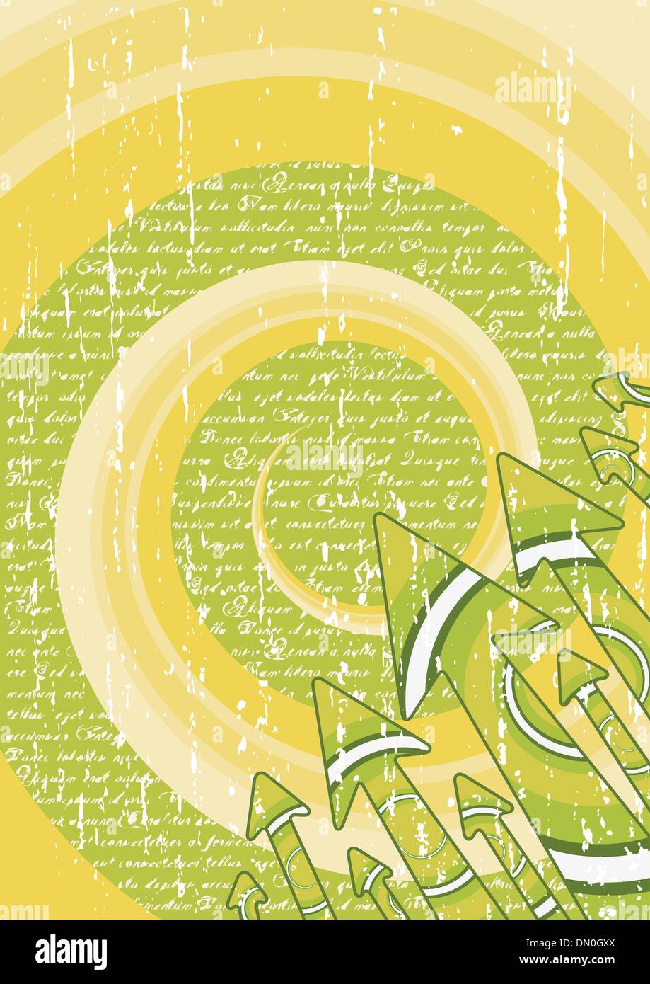 Green retro arrows stylish sheet Stock Vector Image & Art - Alamy