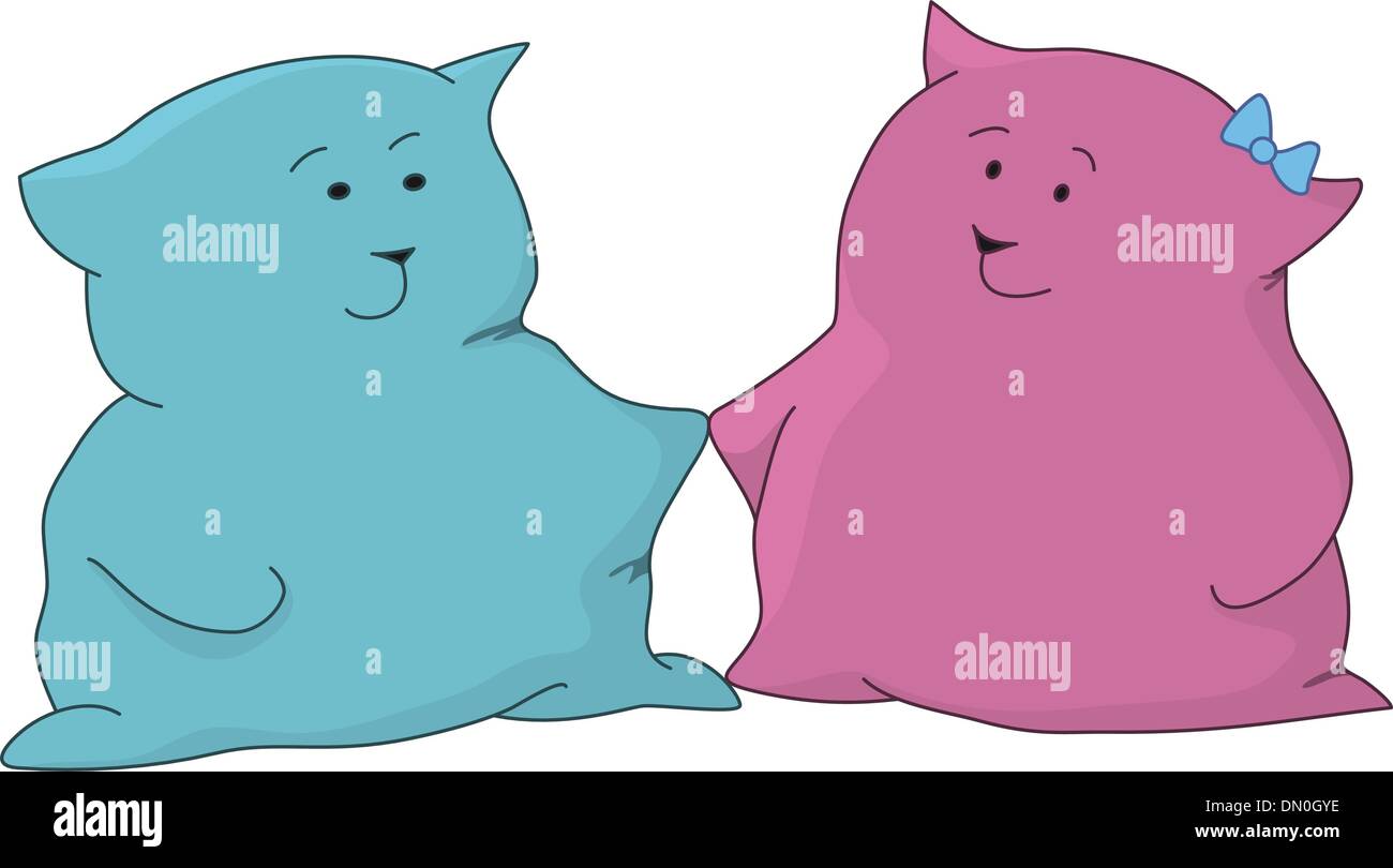 Cartoon, toy cats friends Stock Vector Image & Art - Alamy