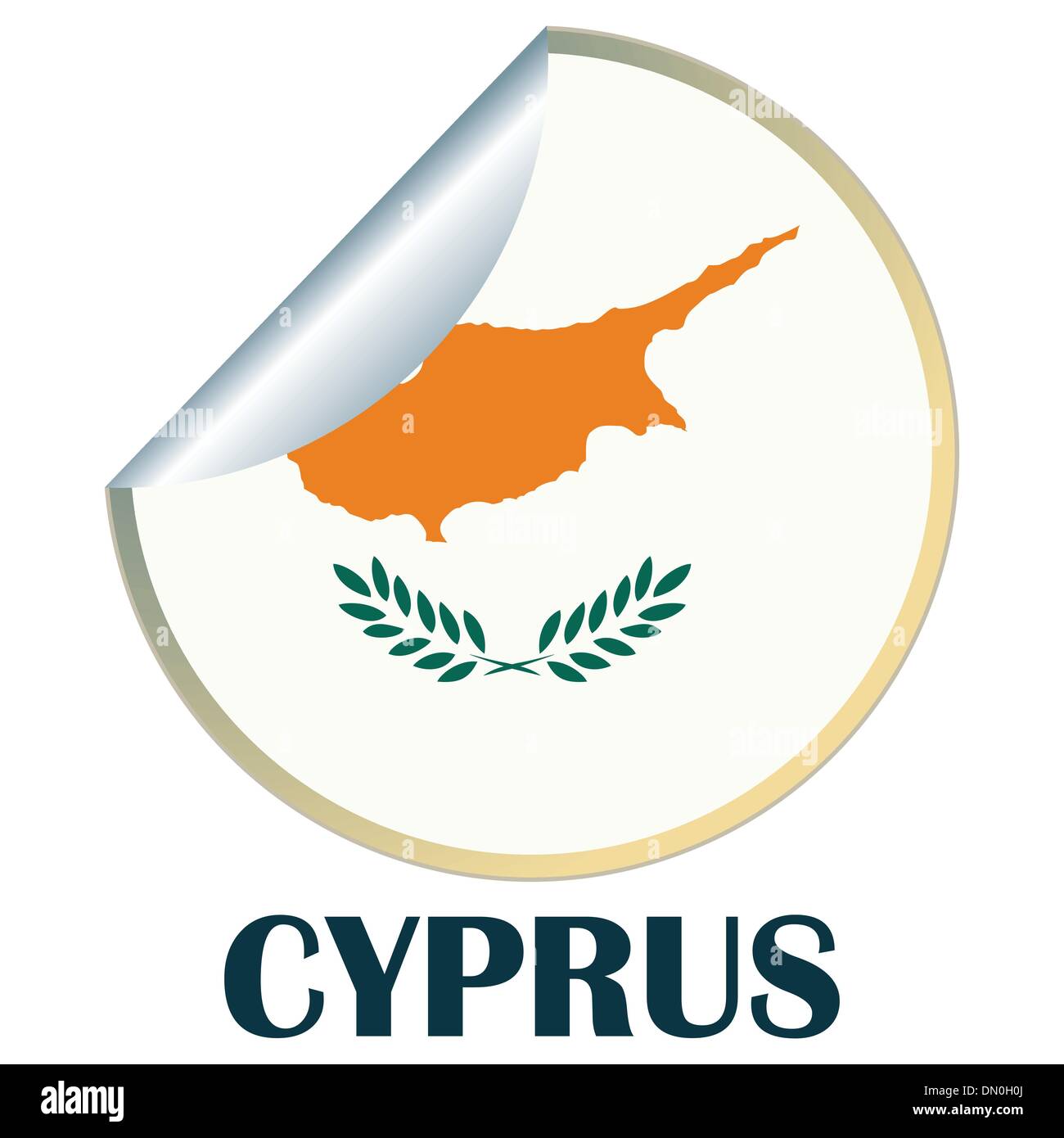 Cyprus badge Stock Vector Images - Alamy