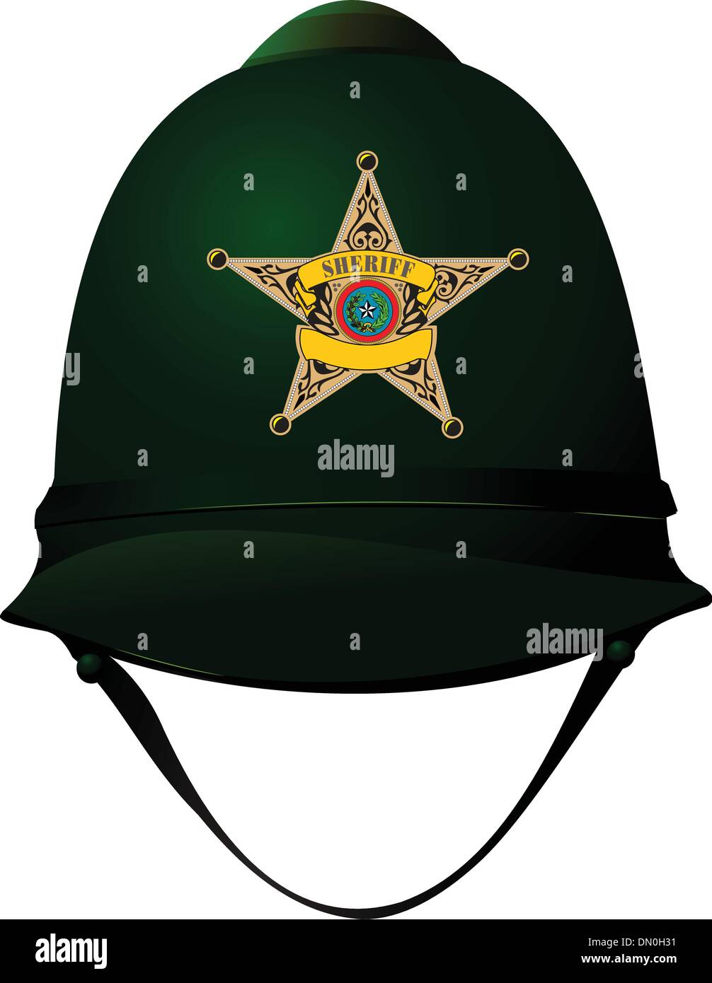 Sheriff`s cap. Vector illustration Stock Vector Image & Art - Alamy