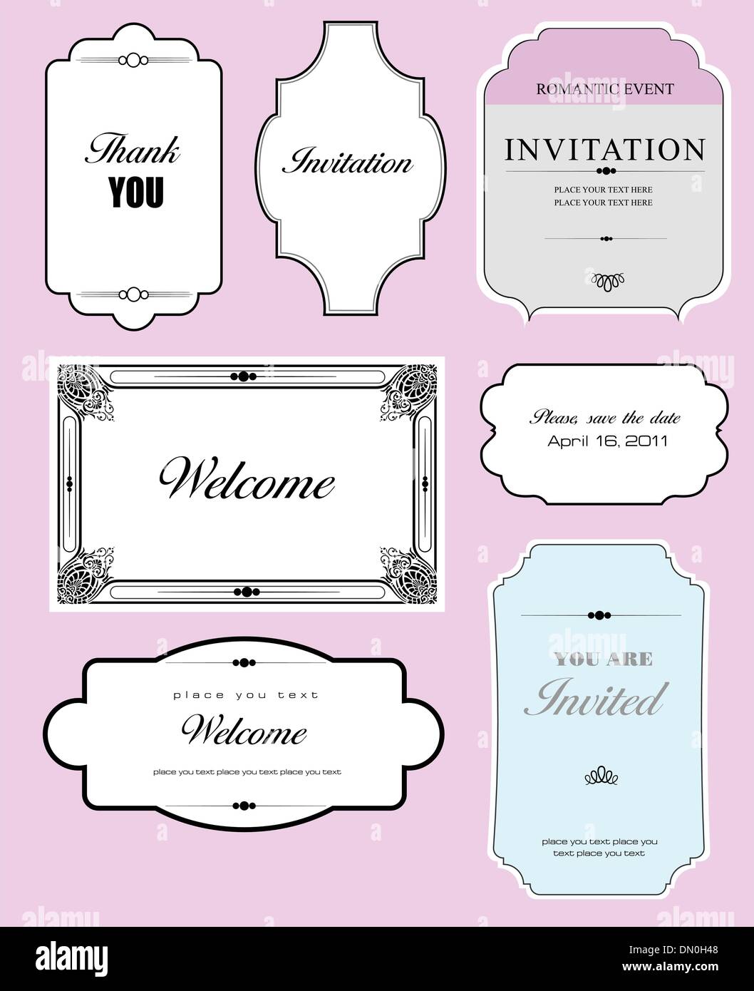 Sample frames hi-res stock photography and images - Alamy