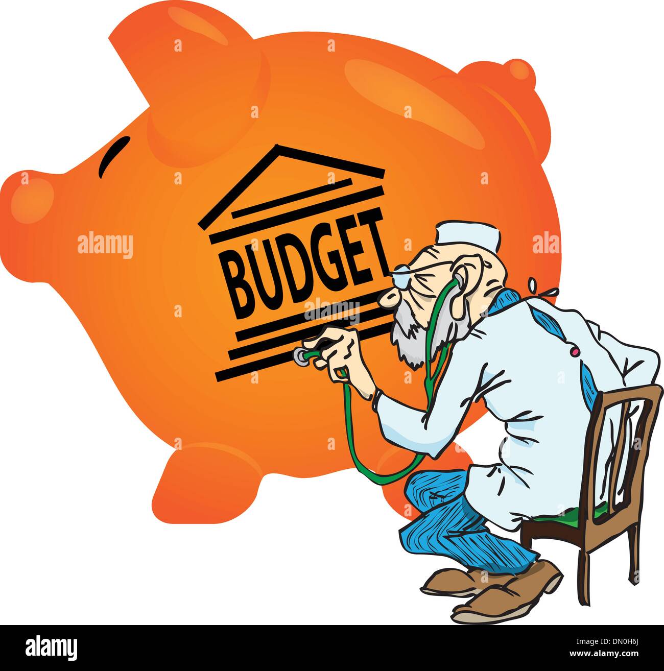 Piggy bank studio investment Stock Vector Images - Alamy