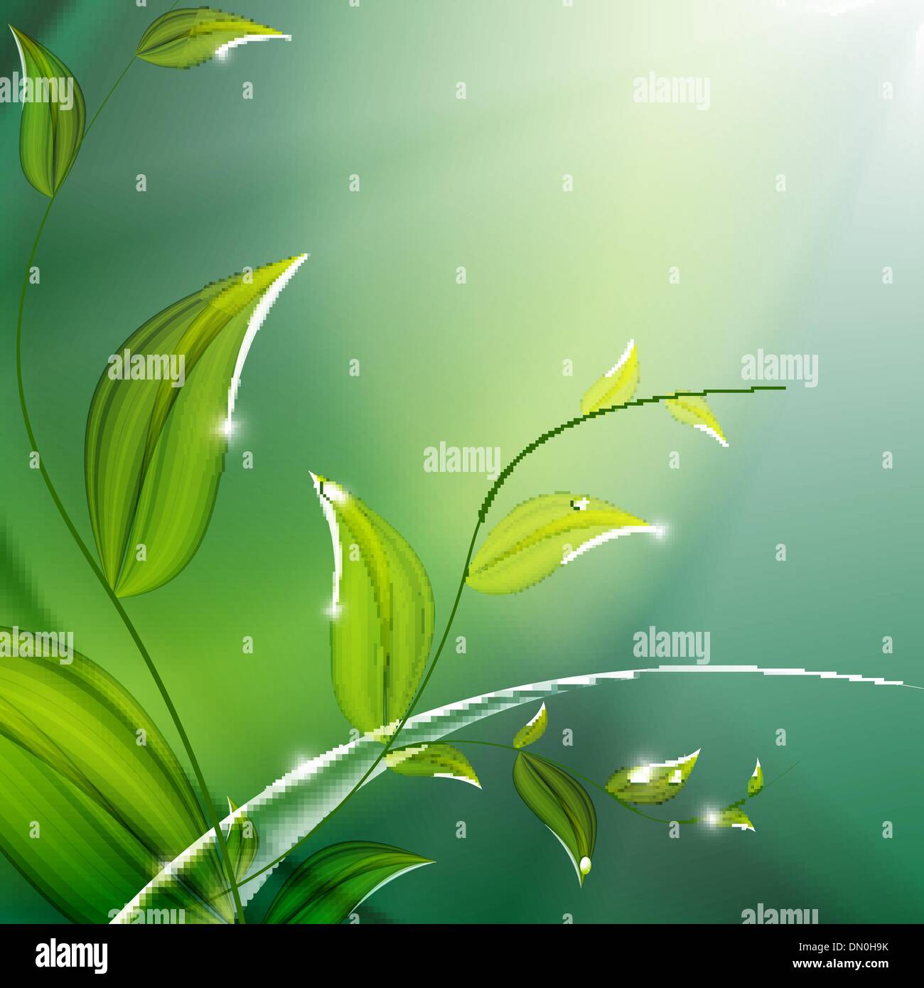 Abstract eco scene background Stock Vector Images - Alamy