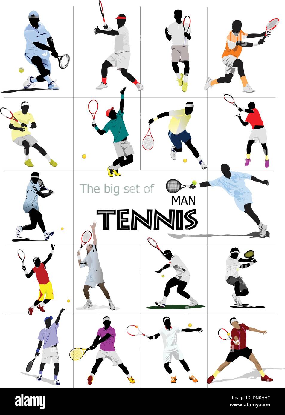 De tennis Stock Vector Images - Alamy