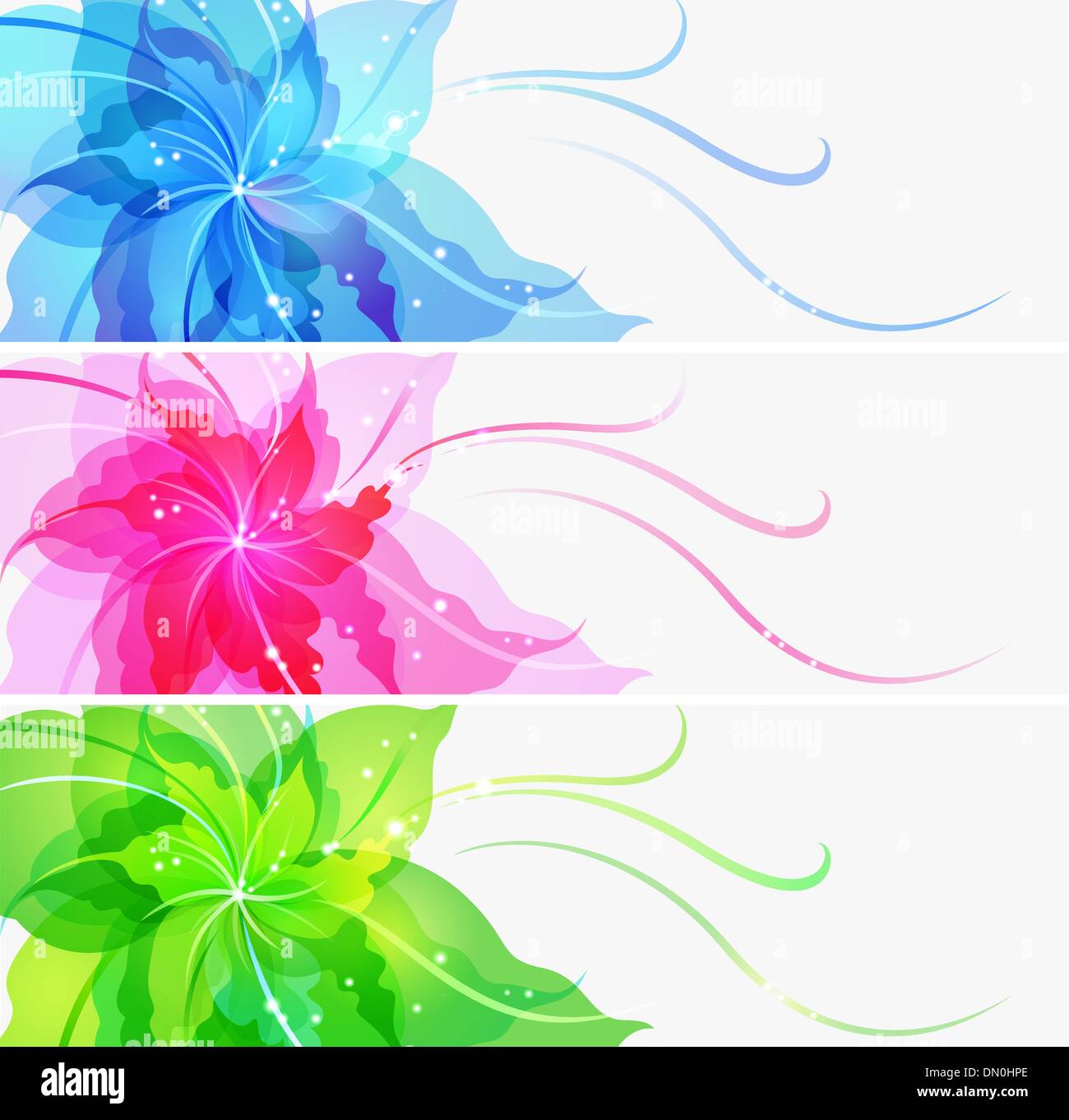 Triple flower hi-res stock photography and images - Alamy