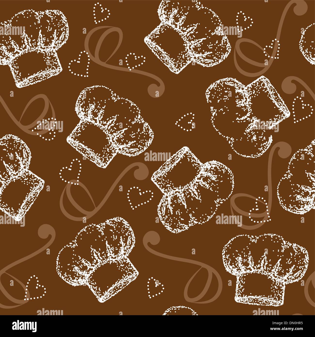 Cooking seamless pattern with chef hat Stock Vector Image & Art - Alamy