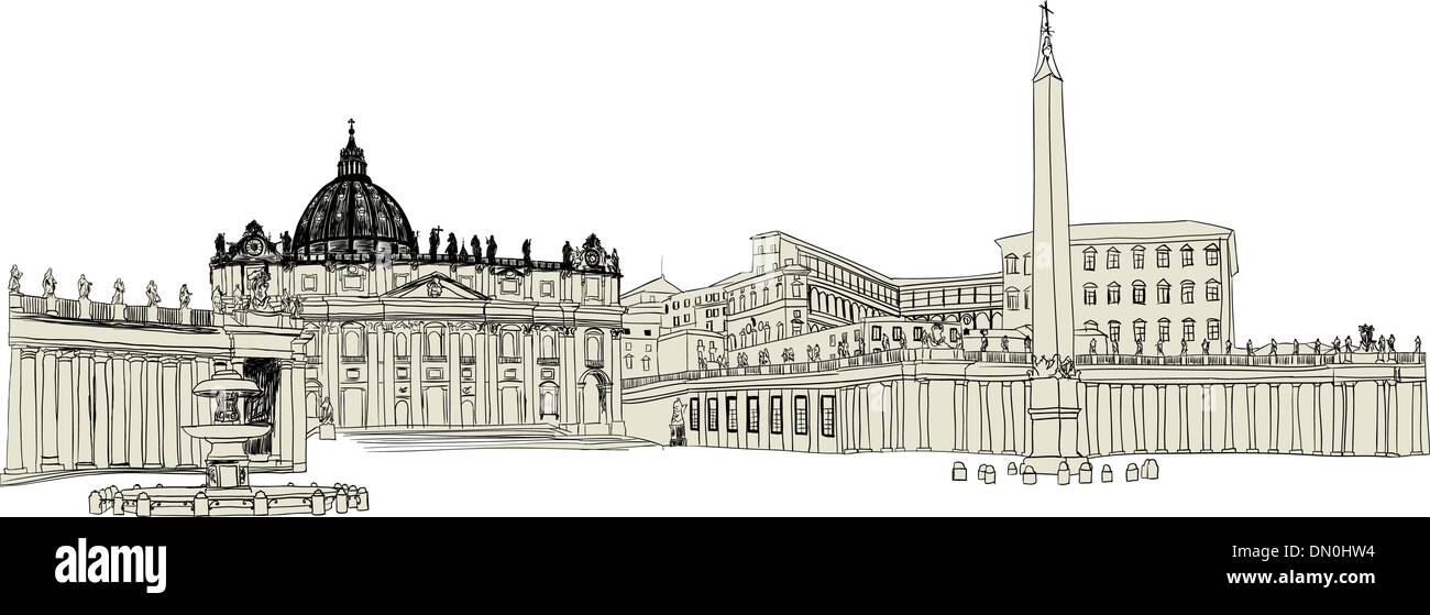 Roman catholicism architecture Stock Vector Images - Alamy