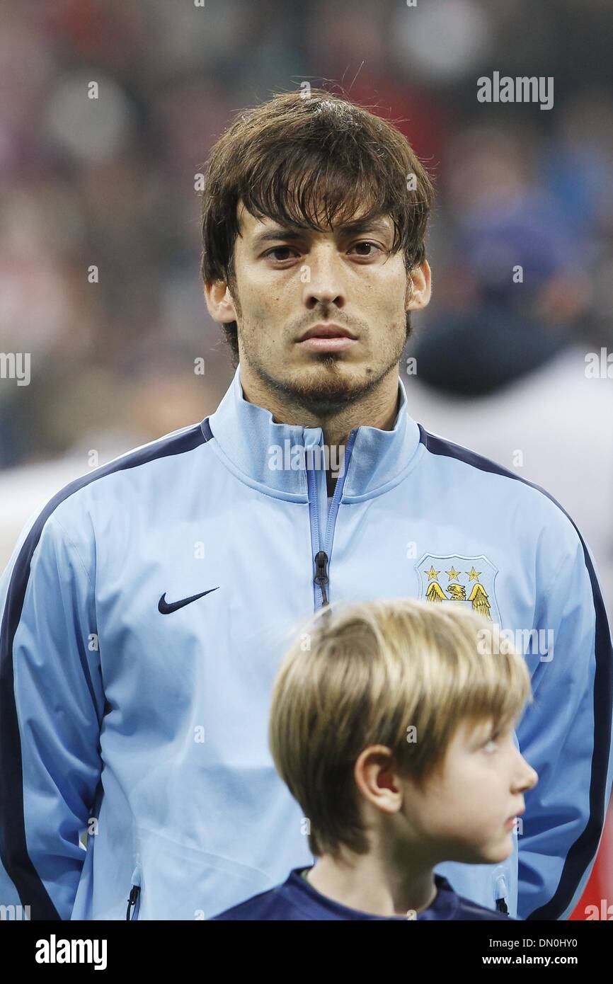 Munich, Germany. 10th Dec, 2013. David Silva (Man C) Football / Soccer ...