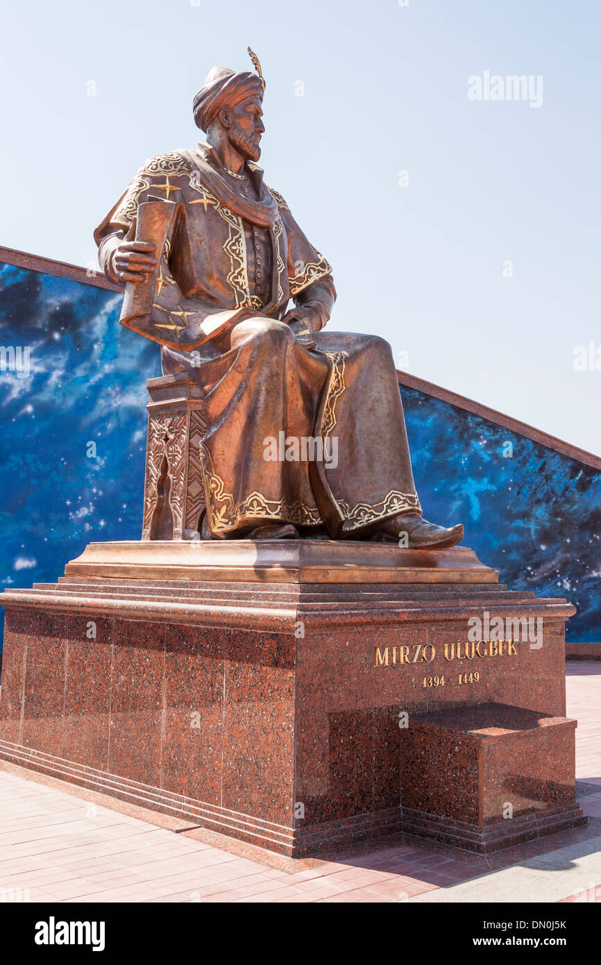 Statue mirzo ulugbek observatory ulugh hi-res stock photography and ...