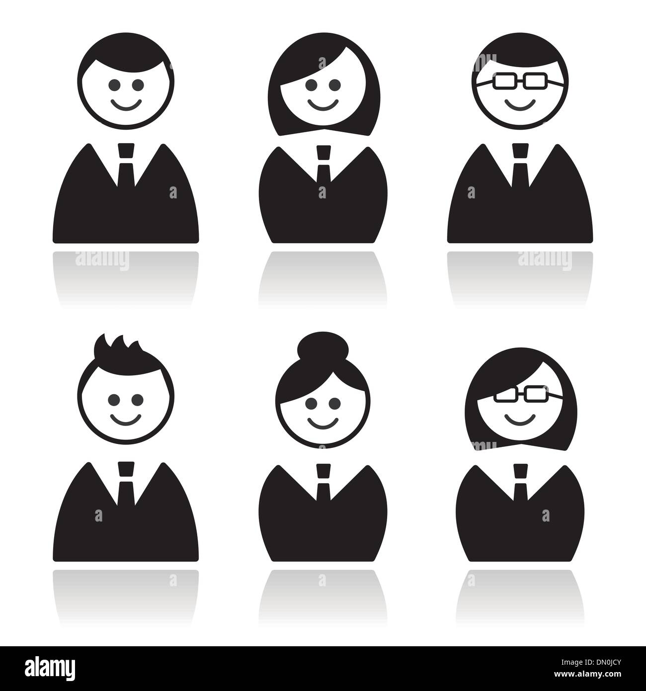 Business Person Icon Black