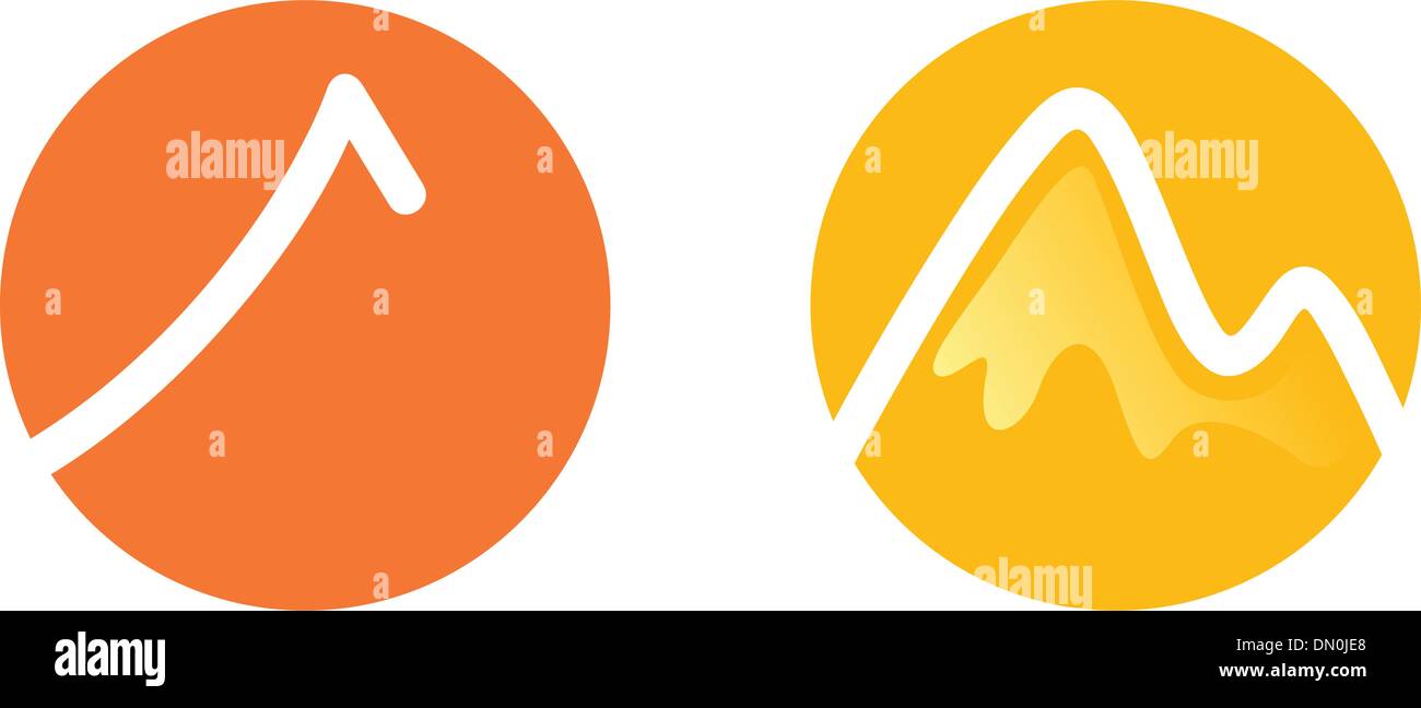 Yellow snow icon isolated on Stock Vector Images - Alamy