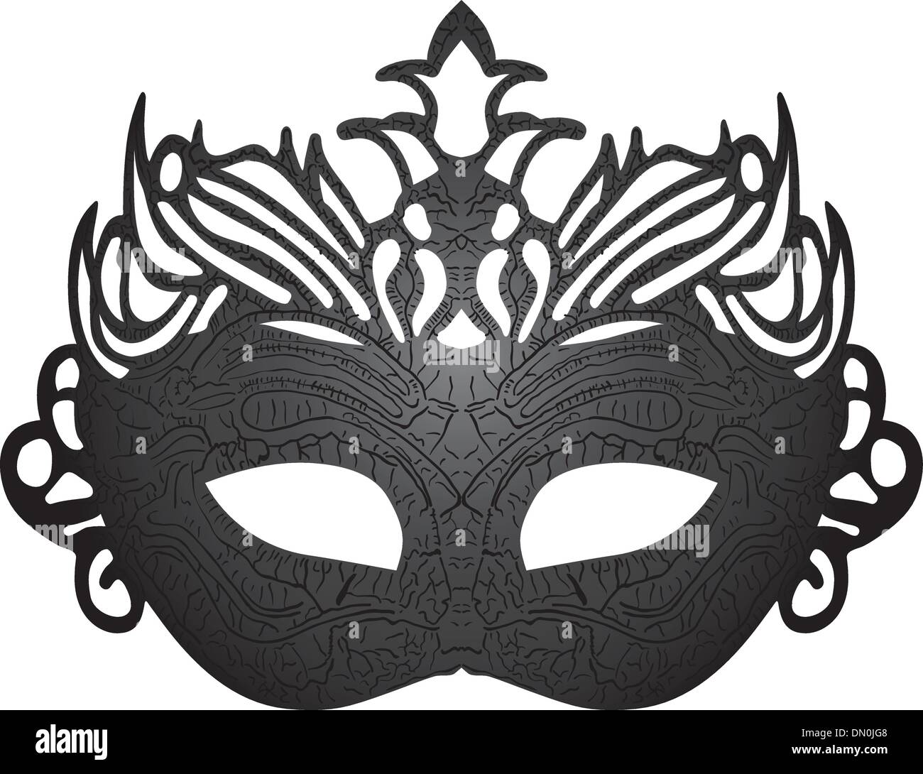 Venetian mask isolated nobody Stock Vector Images - Alamy