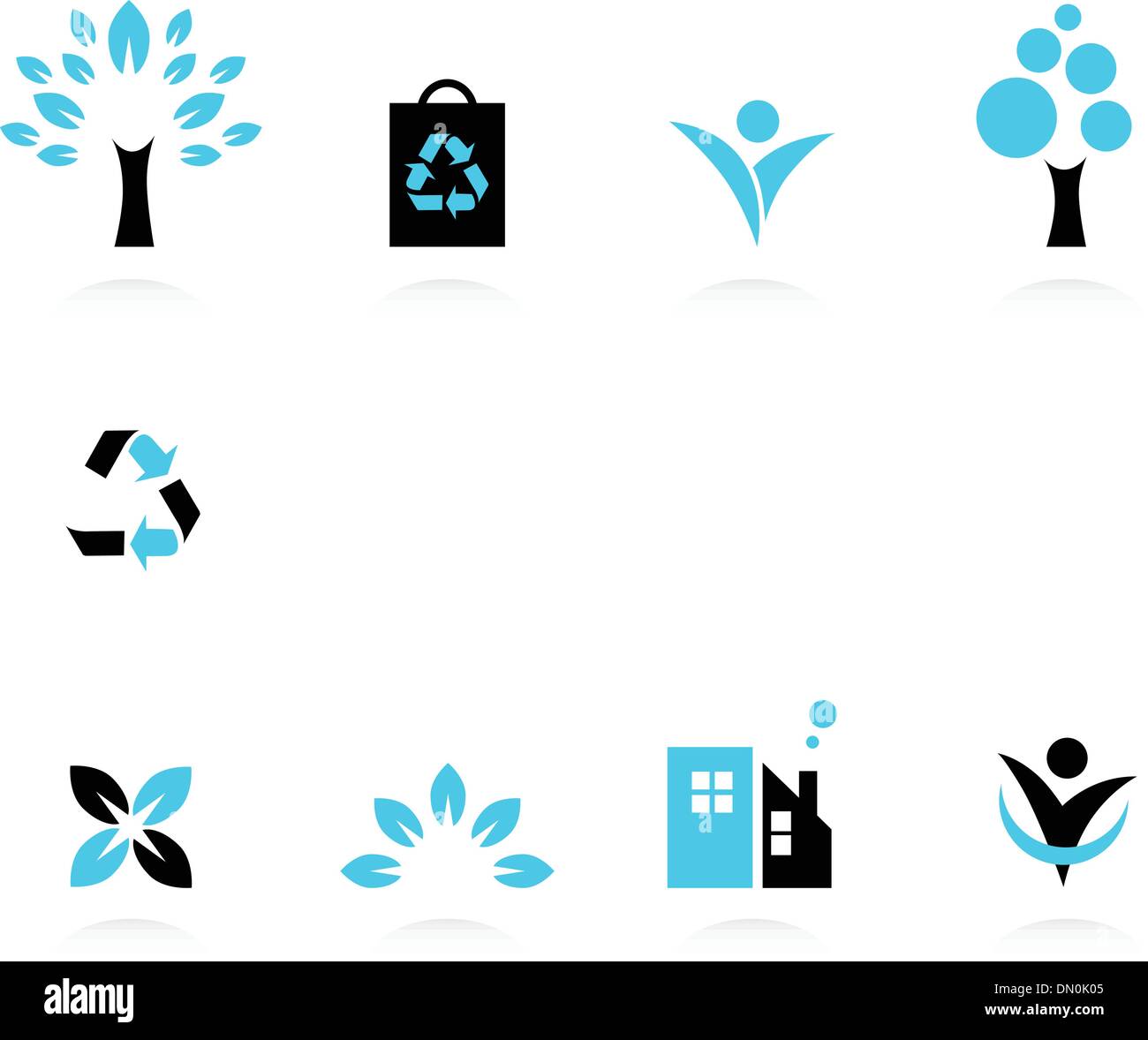 Tree isolated by contrast Stock Vector Images - Alamy