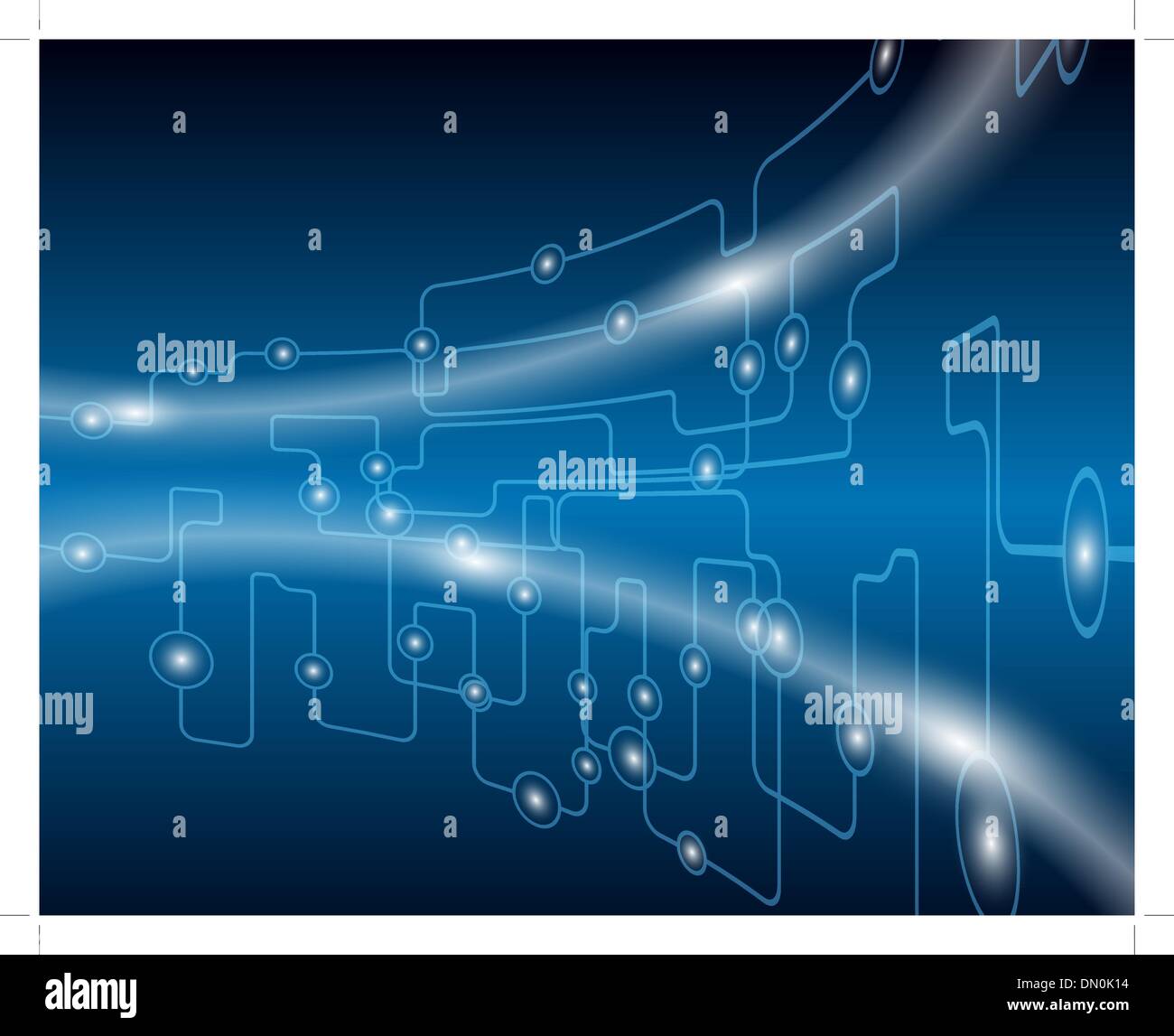 Technological blue background Stock Vector Image & Art - Alamy