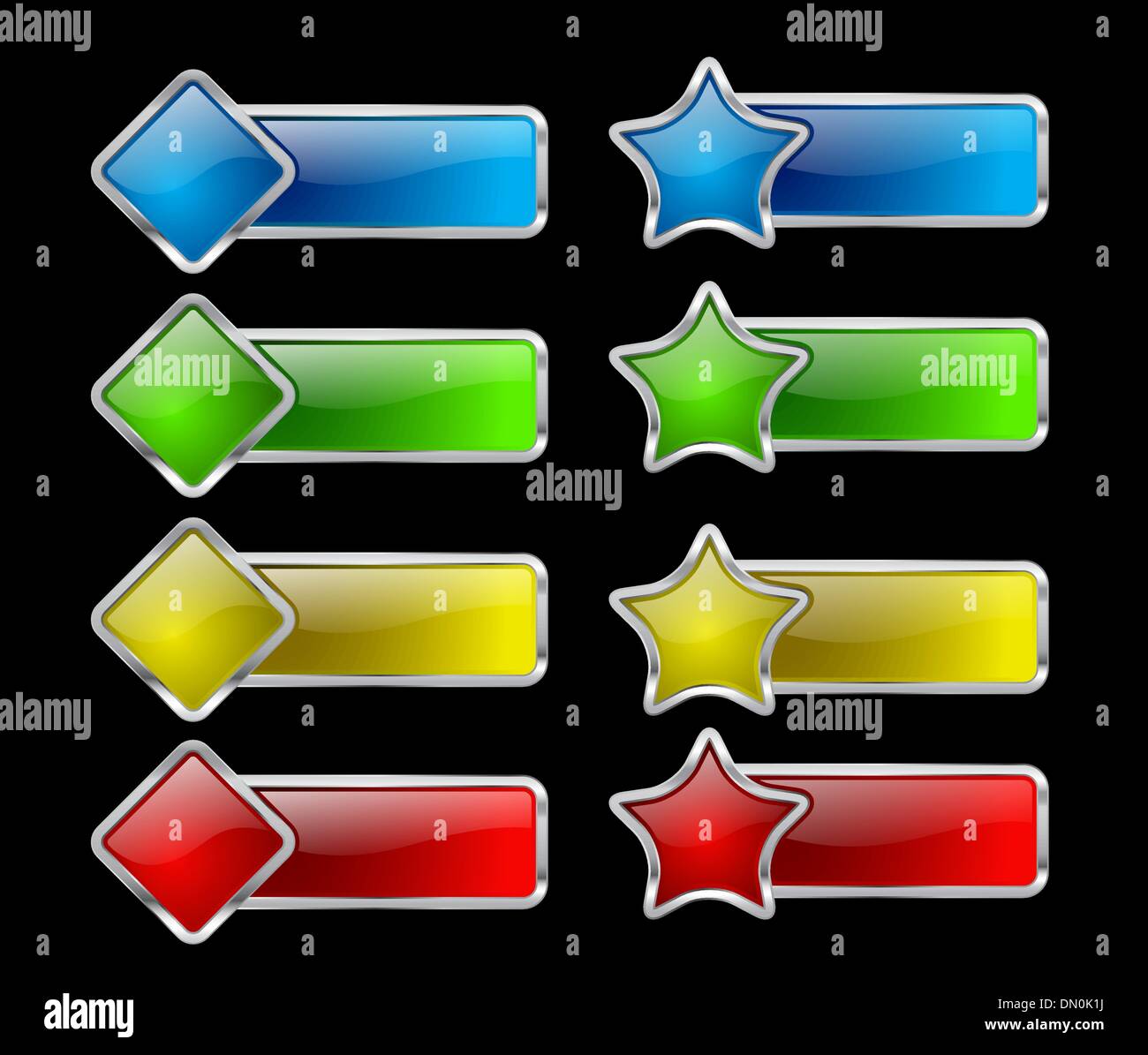 3d bar buttons hi-res stock photography and images - Alamy