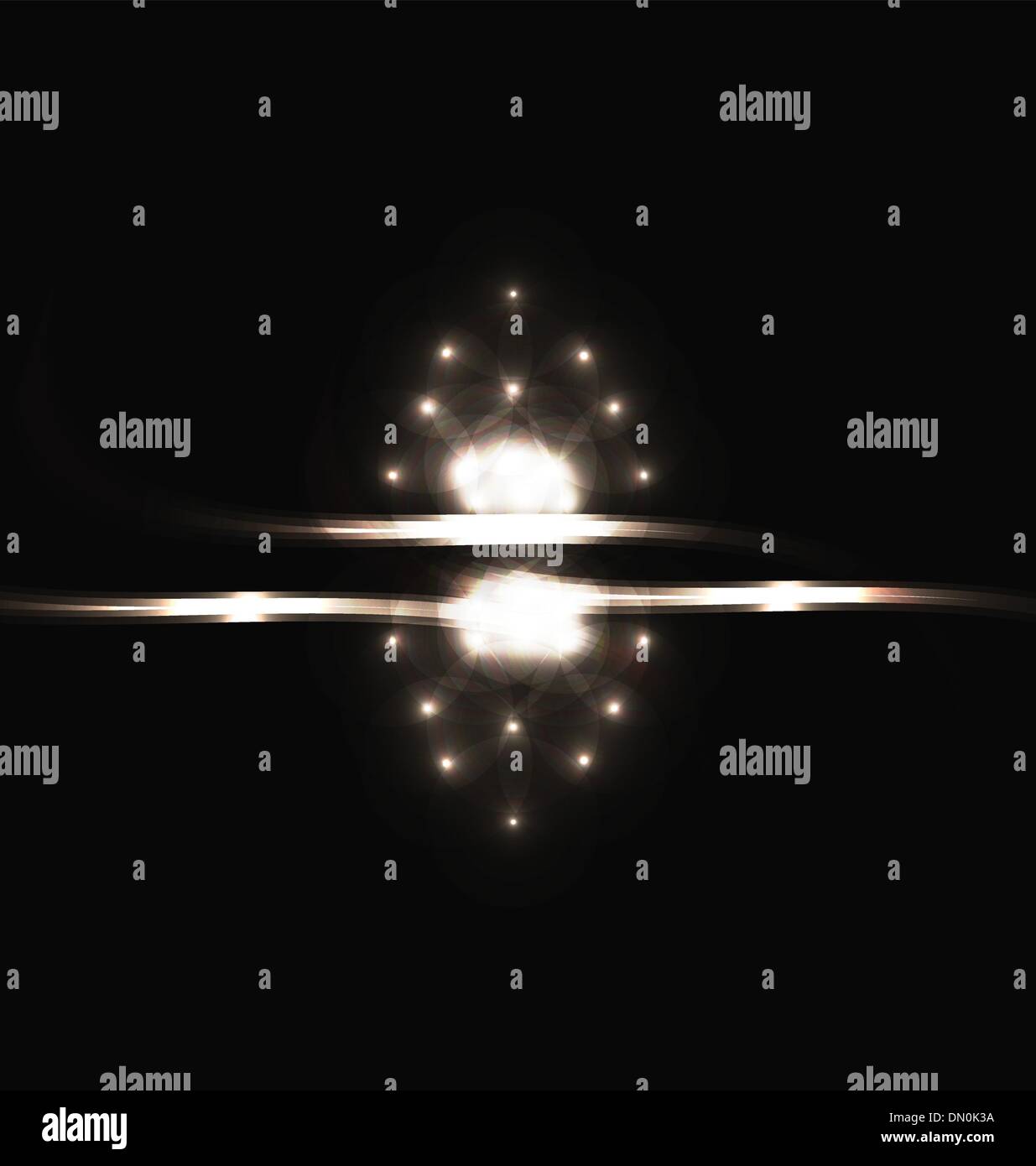 Hi-tech background with element's light effects Stock Vector Image ...