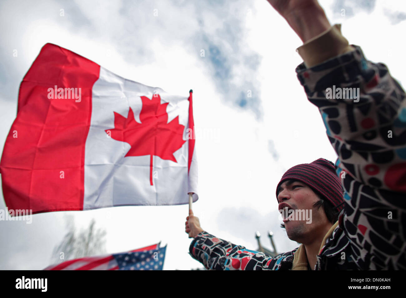 Canada hockey 2010 olympics fans hi-res stock photography and images ...