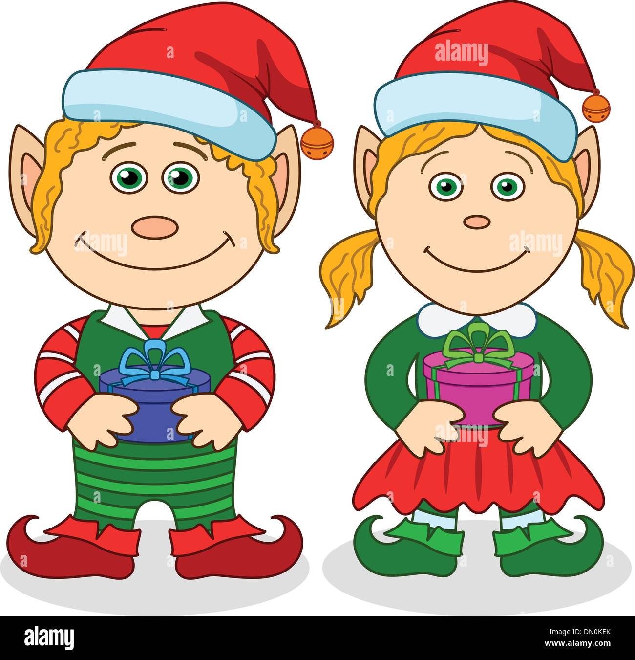 Elf elves Stock Vector Images - Alamy
