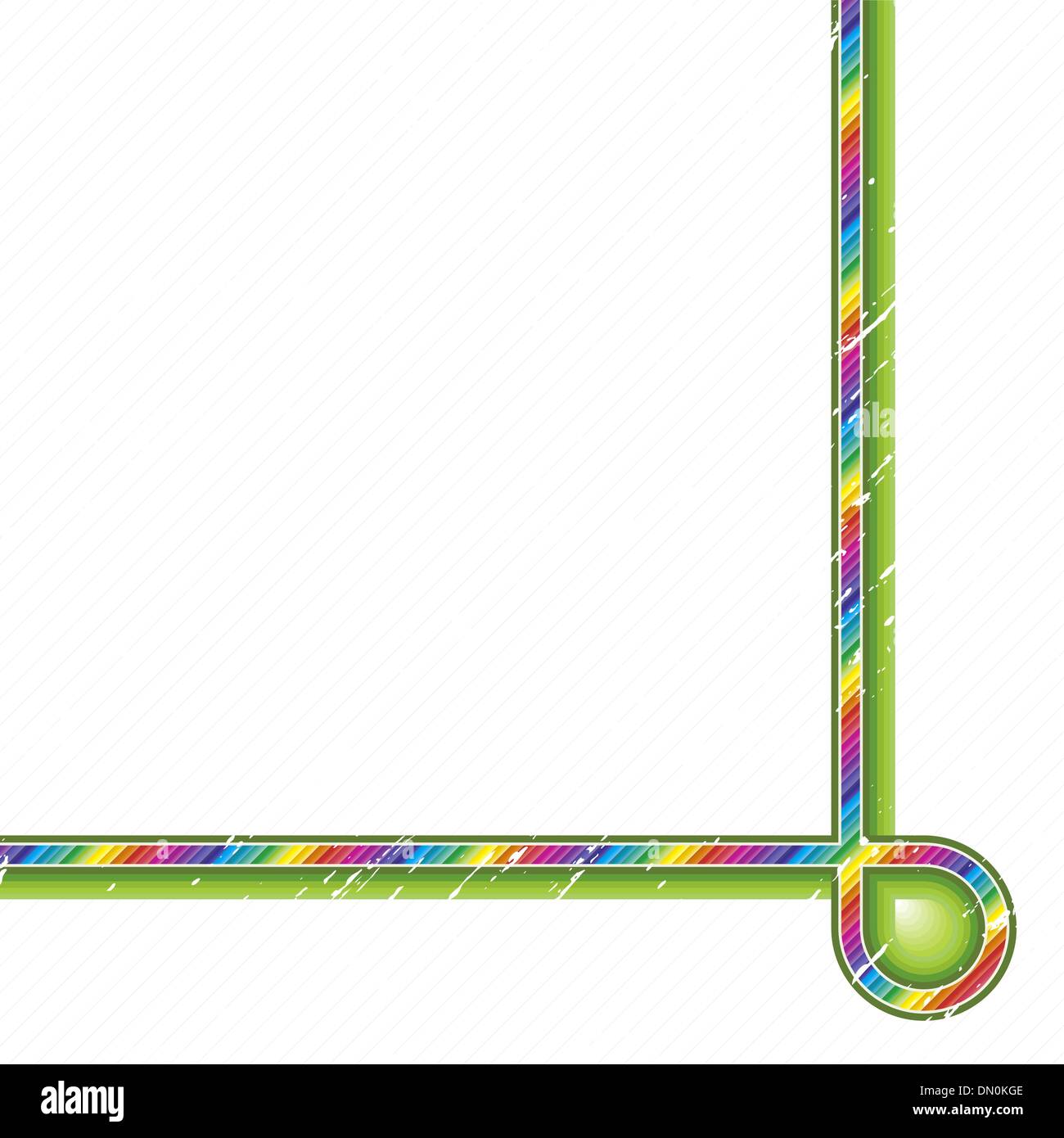 Rainbow green curve corner design Stock Vector Image & Art - Alamy