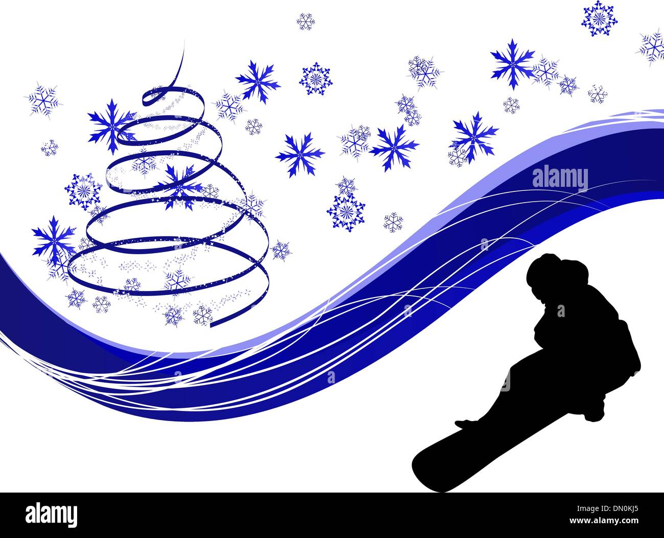 Boy snowboard Stock Vector Images - Alamy
