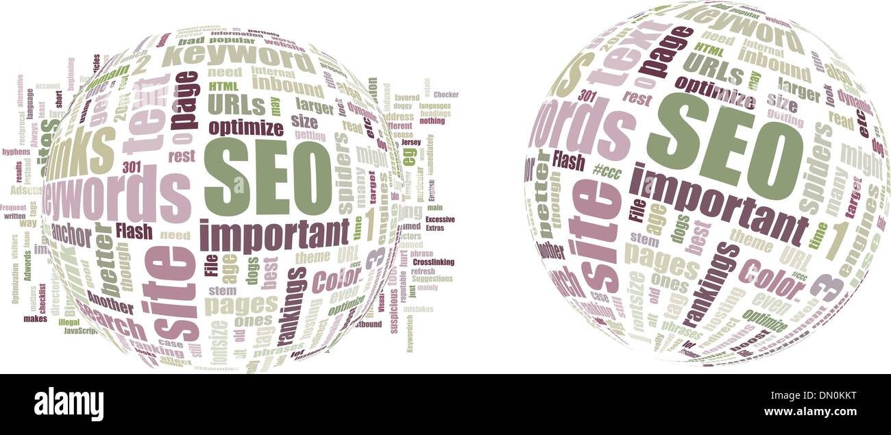 SEO Search Engine Optimization Stock Vector Image & Art - Alamy